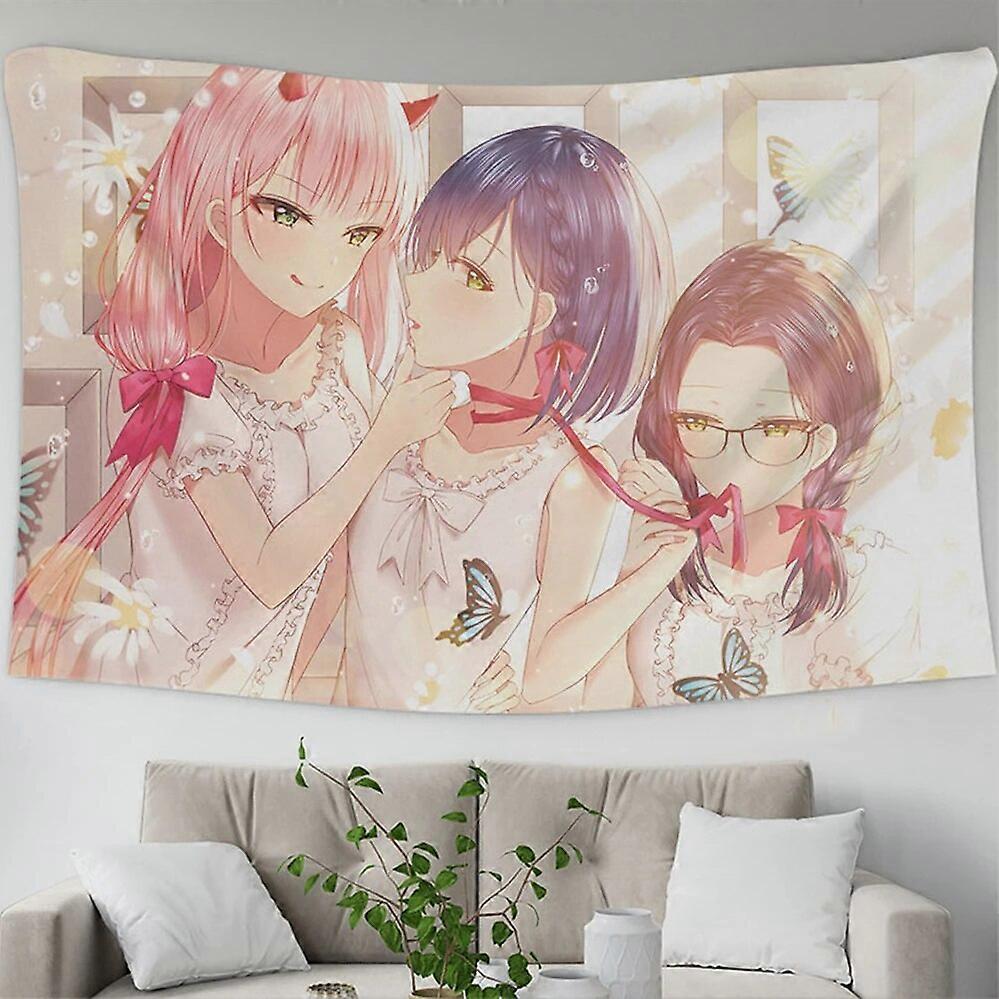 Anime DARLING in the FRANXX 02 Zero Two Wall Hanging Tapestry Fabric ...