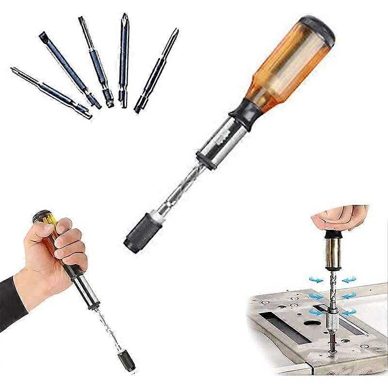 Spiral Screwdriver, Ratchet Screwdriver Push-pull Ratcheting ...