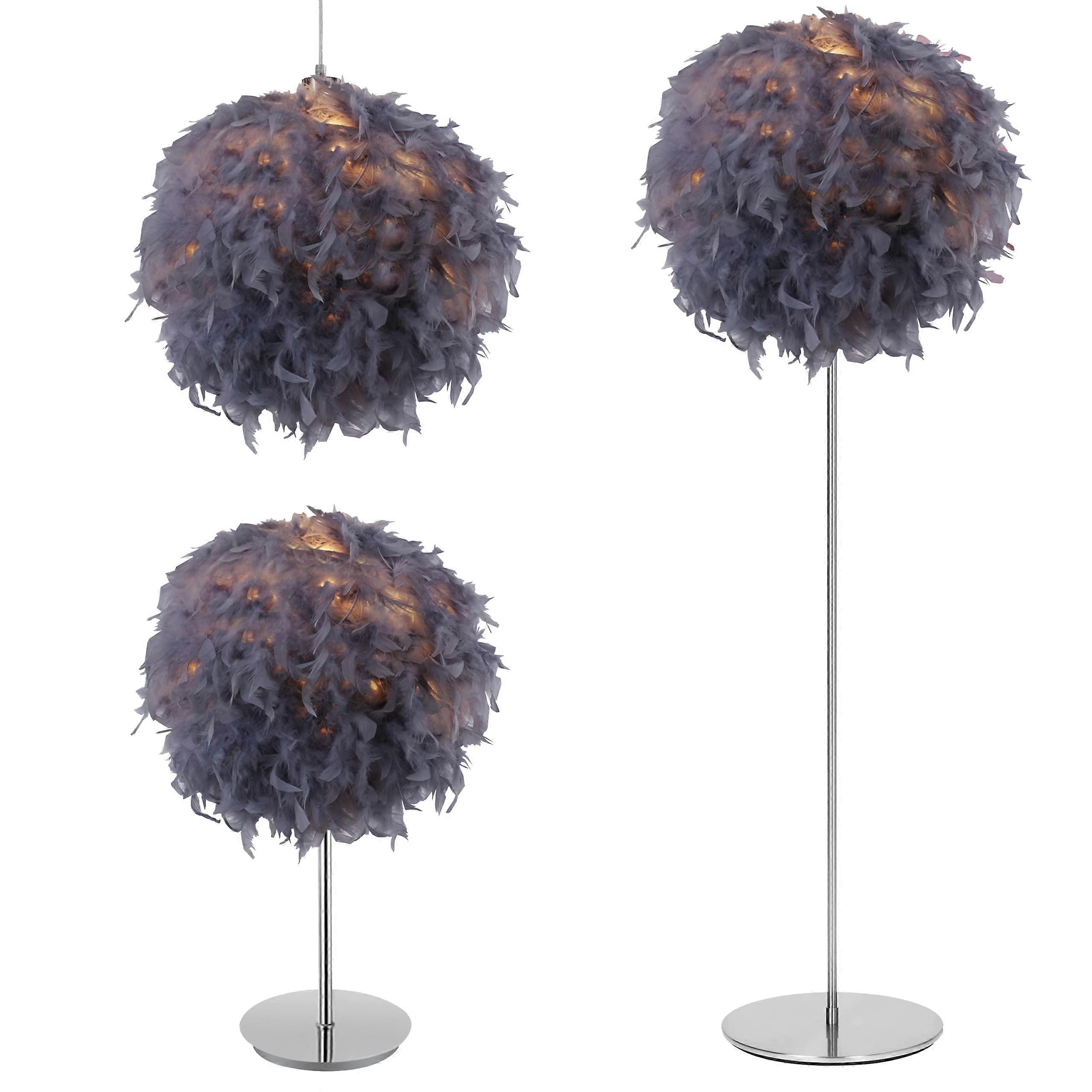 Feather Light Shade | Lamp Shades for Pendant Ceiling Light, Table Lamp ...