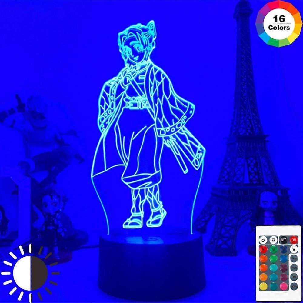 Demon Slayer Kimetsu no Muichiro Tokito Led Night Light for Bedroom ...