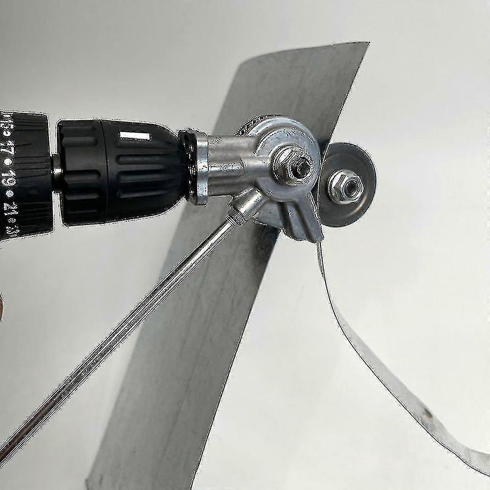 Electric Drill Plate Cutter Double Hea Sheet Metal Nibbler Cutter ...