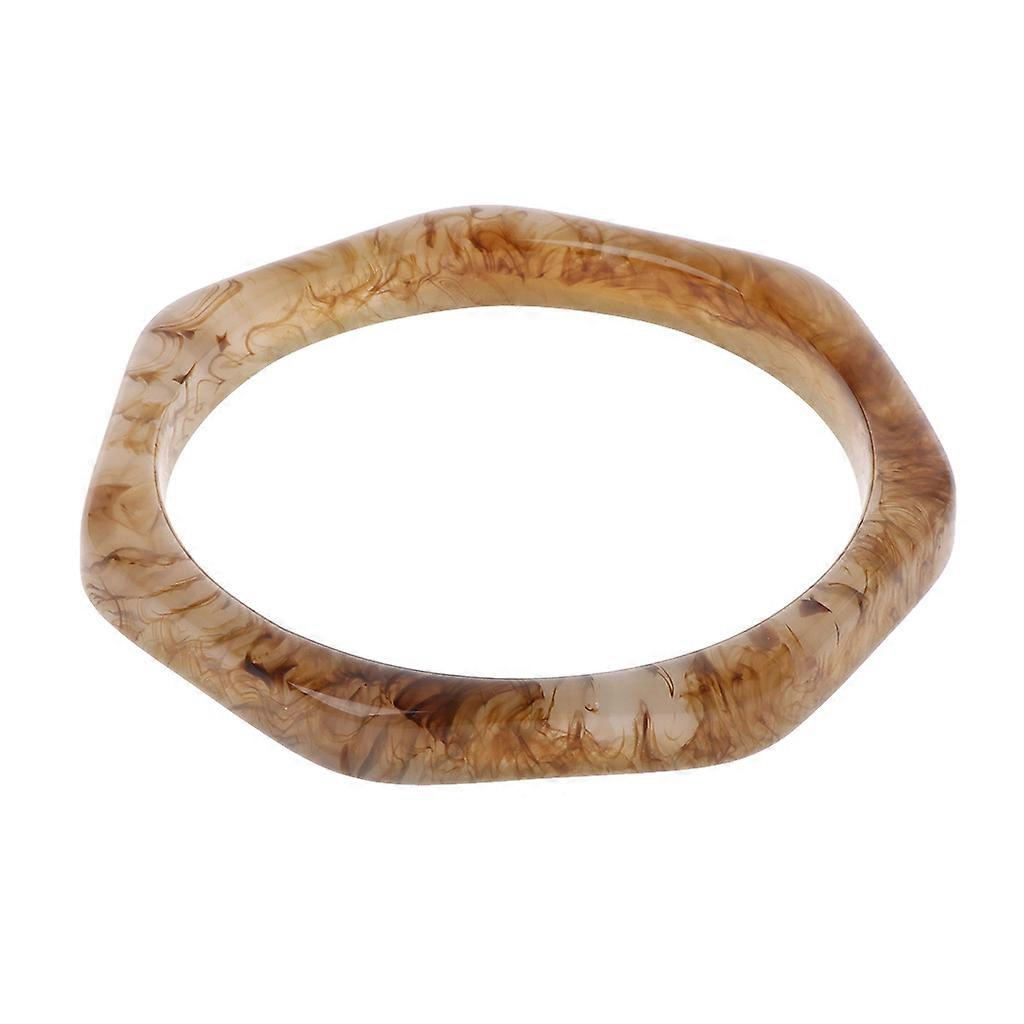 Tortoiseshell Acrylic Bracelet Resin Brown Leopard Mottled Bangle Women Jewelry | Fruugo UK