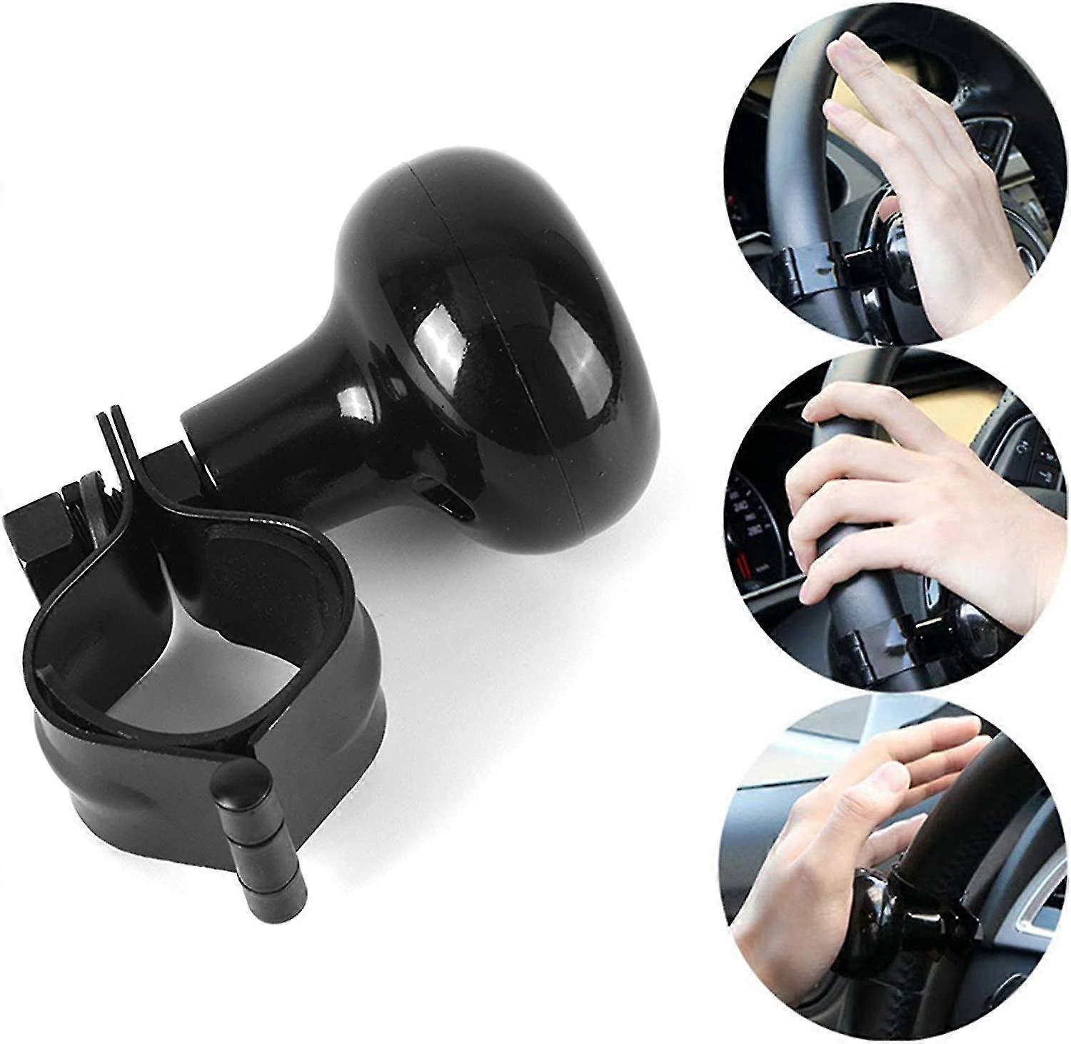 Car Steering Wheel Spinner, Universal Black Electric Handle Steering ...