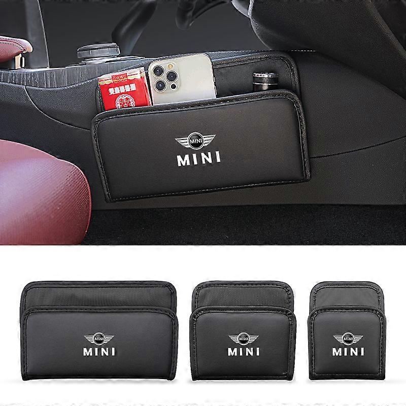 Car Storage Pocket Leather Sundries Stowing Tidying Bag For MINI Cooper ...