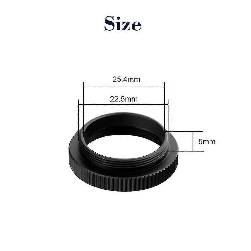 3pcs/lot Metal 5mm C To Cs Mount Adapter 25.4mm Thread C/cs Lens Mount ...