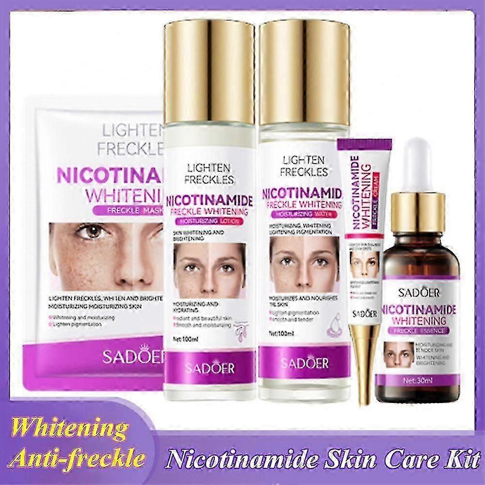 Nicotinamide Whitening Skin Care Kit Anti-freckle Cream Moisturizer ...