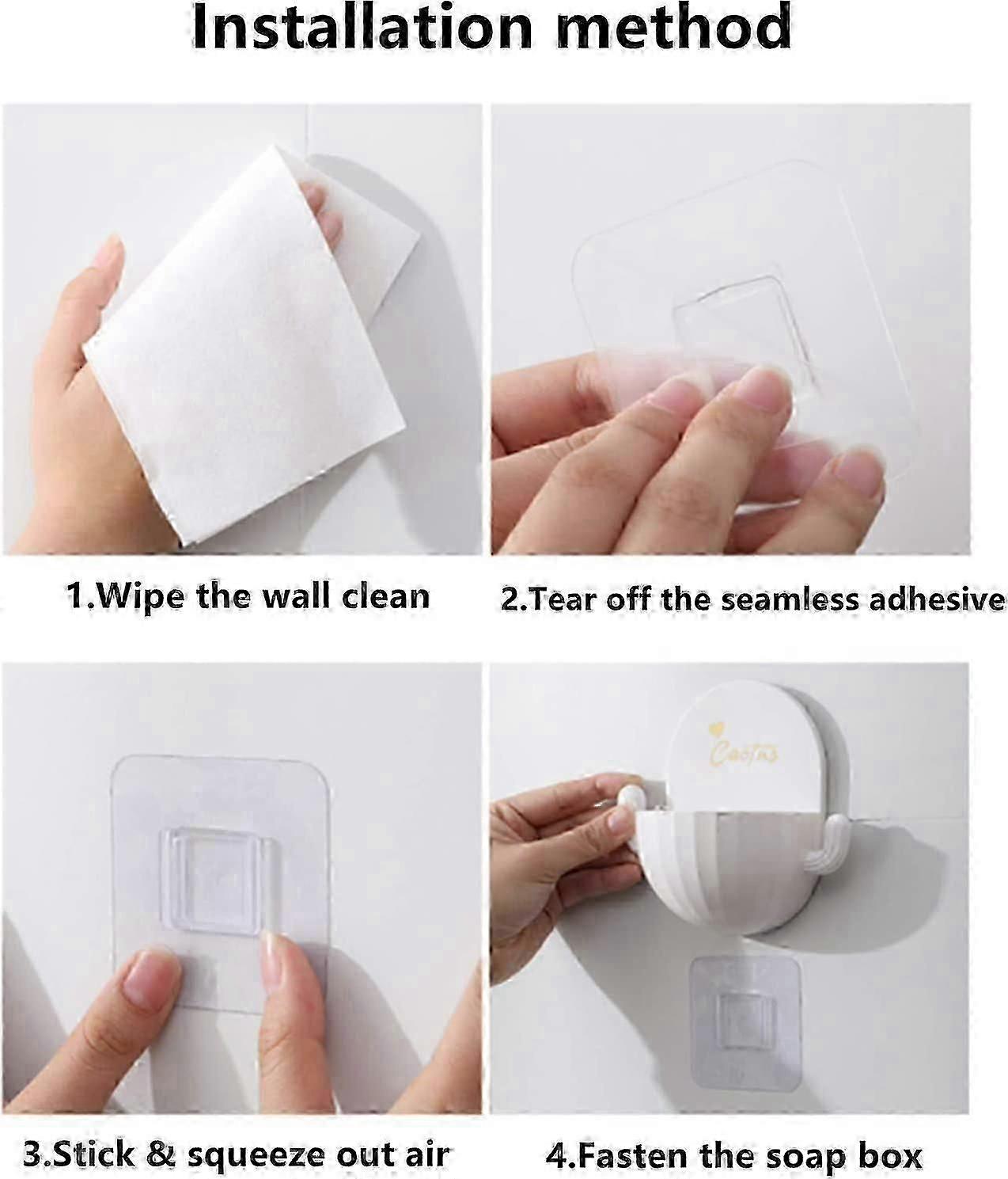 Soap Dish with Drains, Cactus Shaped Soap Holder with Hooks, Easy Dry ...