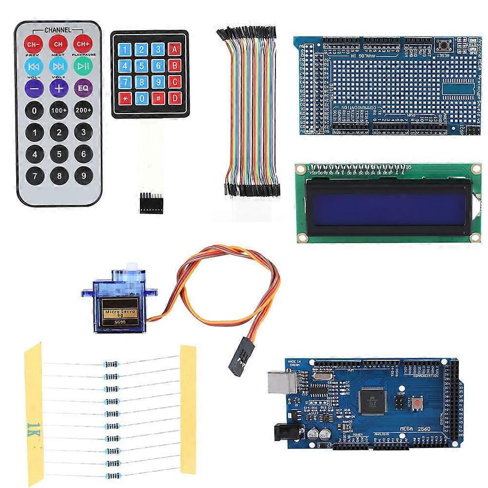 Ultimate Introductory Learning Kit For Arduino MEGA 2560 LCD1602 Servo ...