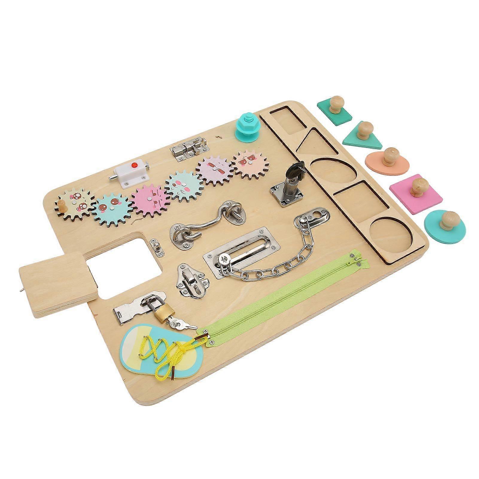Toddler Skill Board Unlocking Theme Hand Eye Coordination Thickened ...