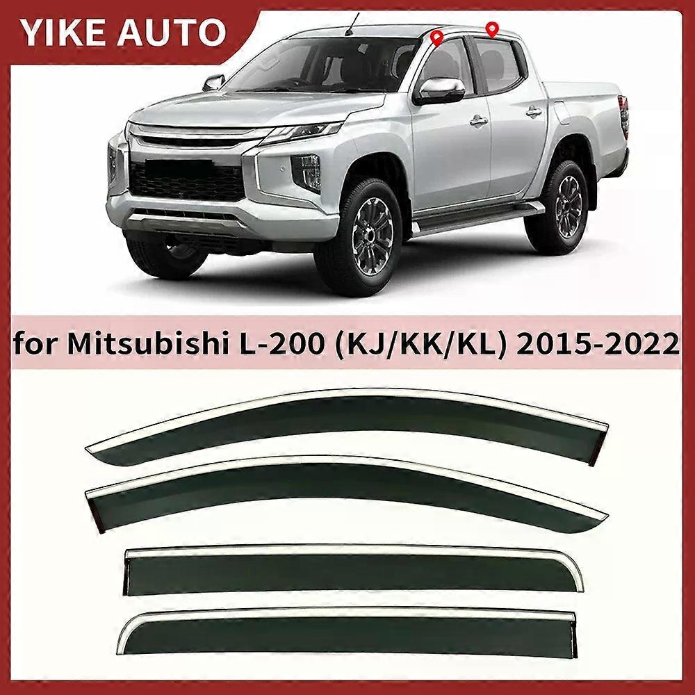 Soveltuvat krominauhat Sadesuojat Mitsubishi L-200 KJ KK KL 2015-2022 ...