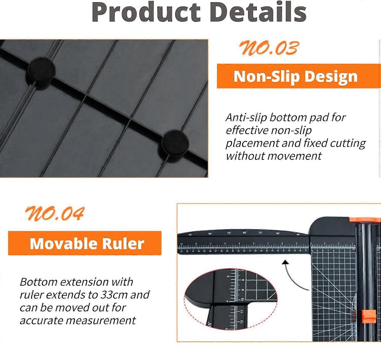 Paper Cutter Trimmer, A2 A3 A4 A5 Scrapbooking Cutter, Standard Paper ...