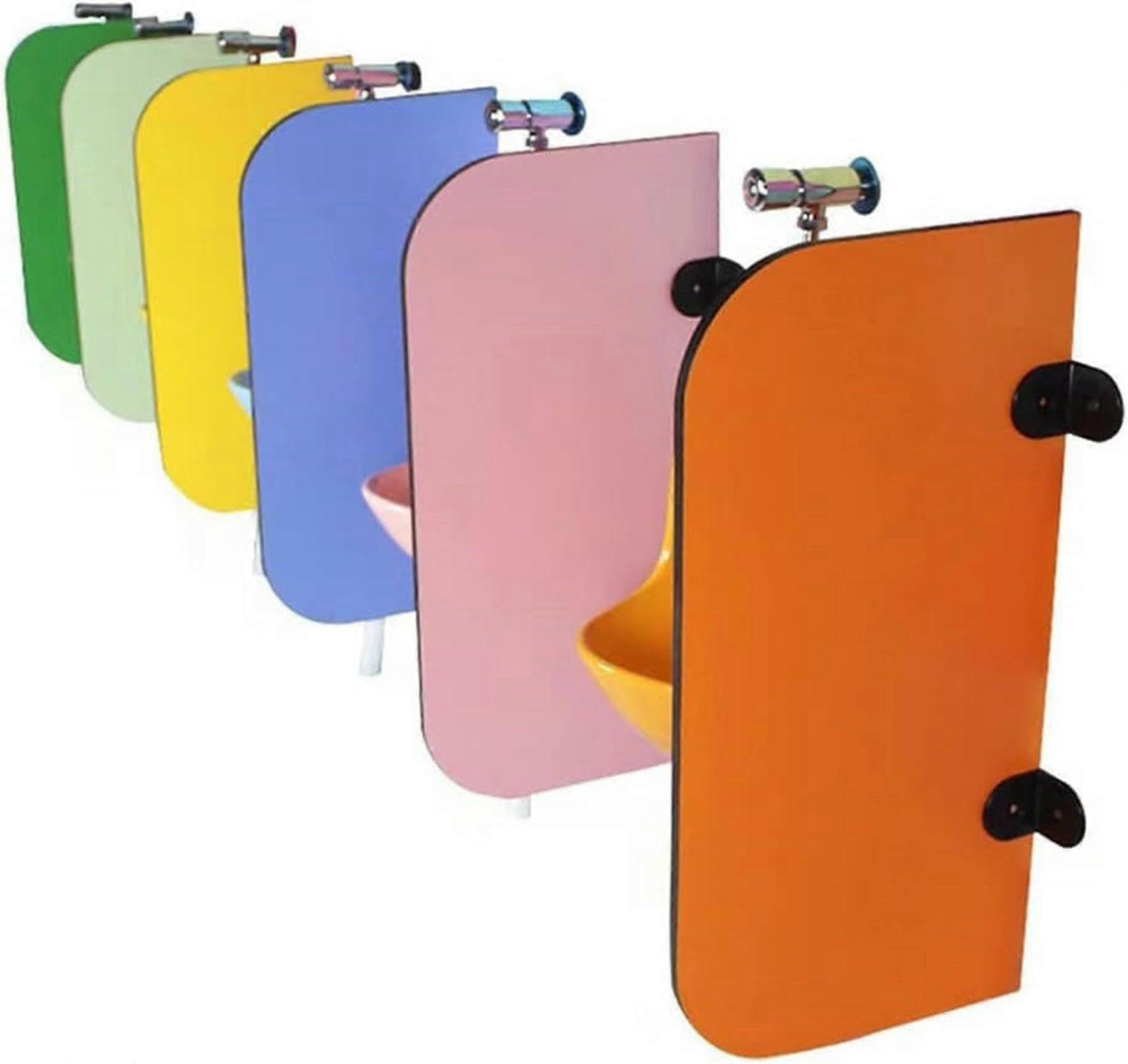 Toilet shield, partition for schools/public places, 1 piece (Pink ...