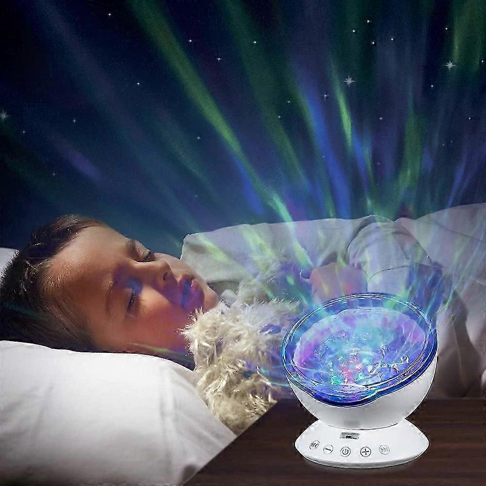 BLK Autism Calming Sensory Sea Lamp Bright Night Light Projector for ...