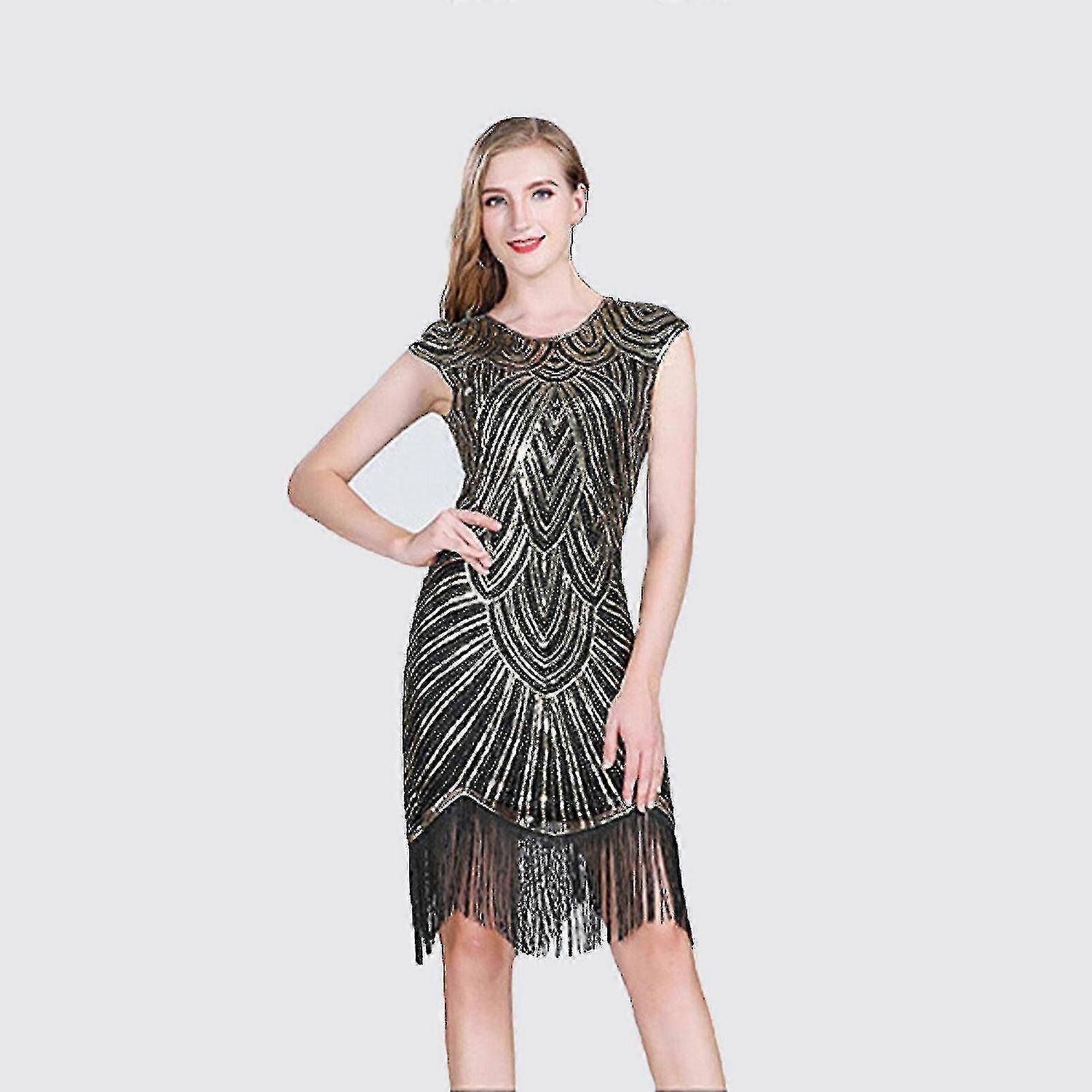1920's Great Gatsby Costume Peaky Blinders Cocktail Party Dress | Fruugo UK