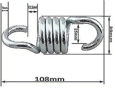 4" Heavy Duty Hammock Chair Spring Porch Swings Spring,punch Bag Spring ...