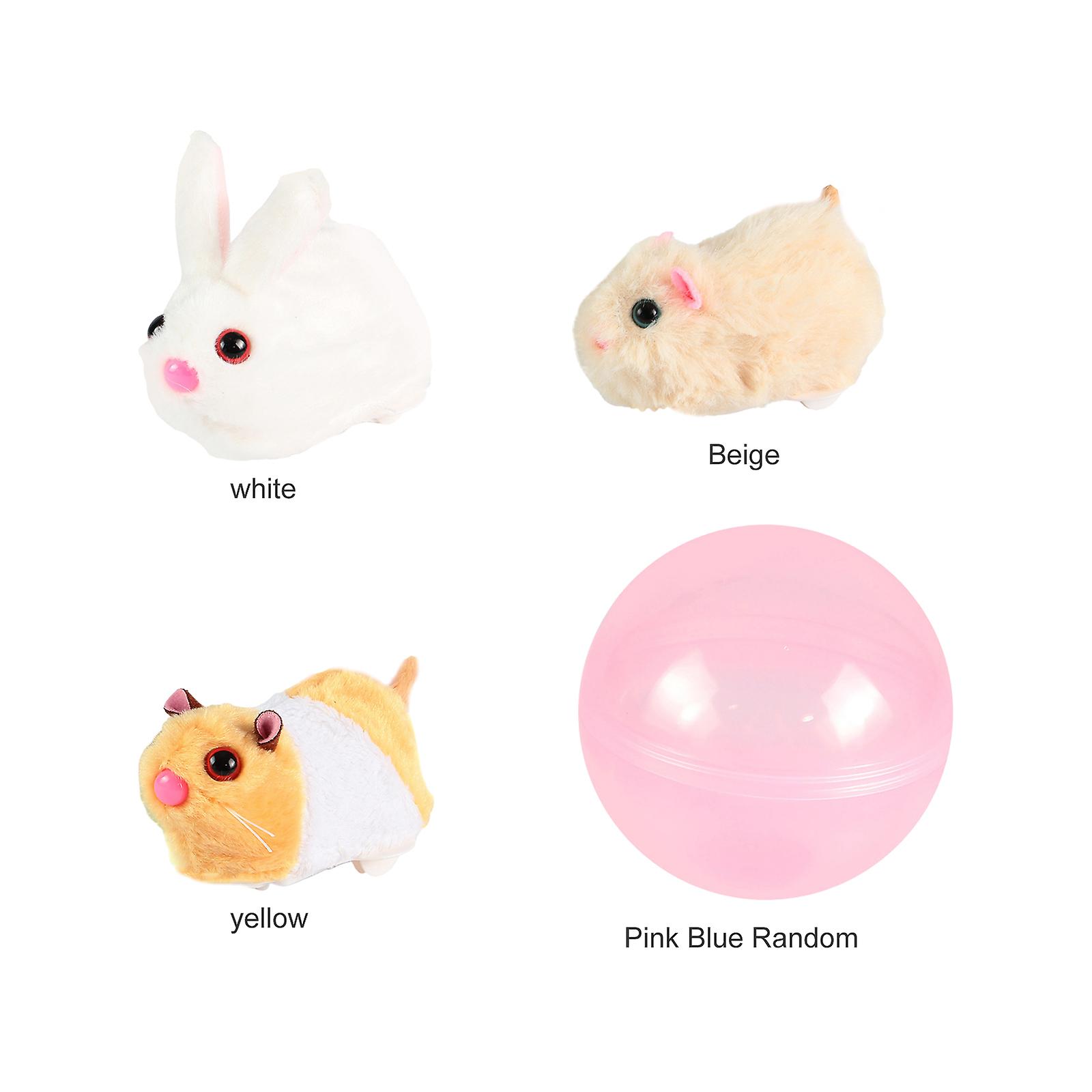 Electric Hamster Pet Toy Plush Easy To Use Motor-driven 360 Automatic ...
