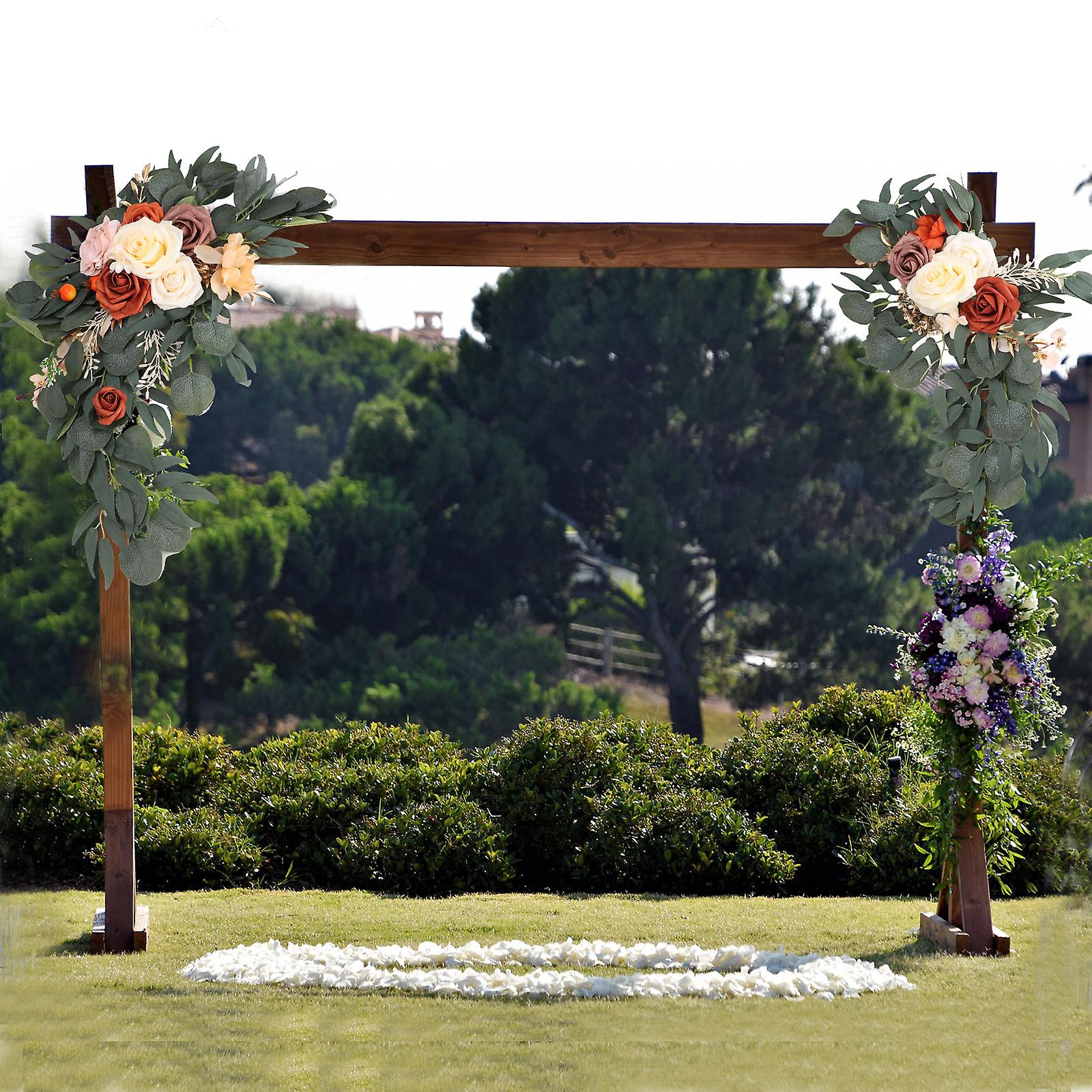 Artificial Flower Swag Arch Decor for Wedding Reception Backdrop Table ...
