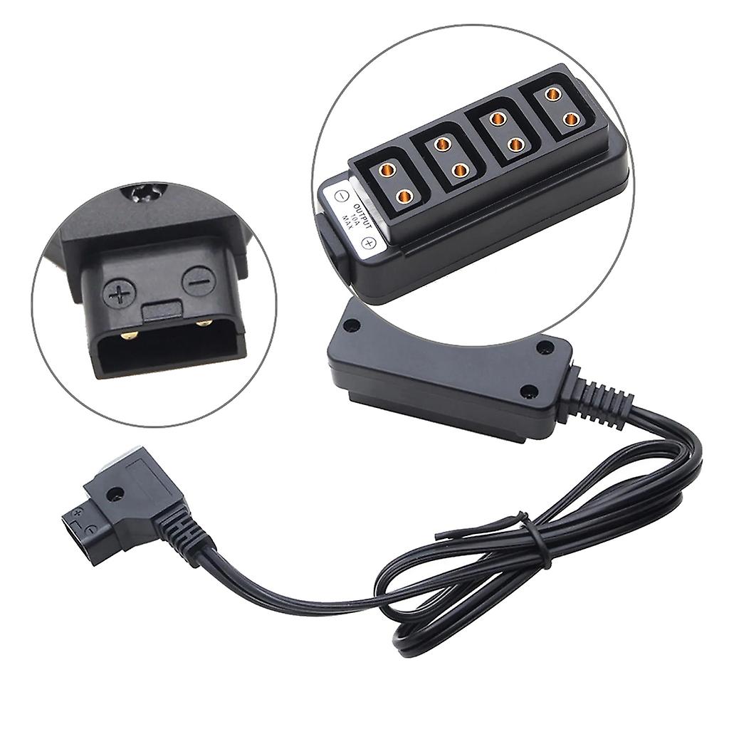 D-Tap Male To 4-Port D-Tap Female Camera Power Supply Distributor DTAP ...