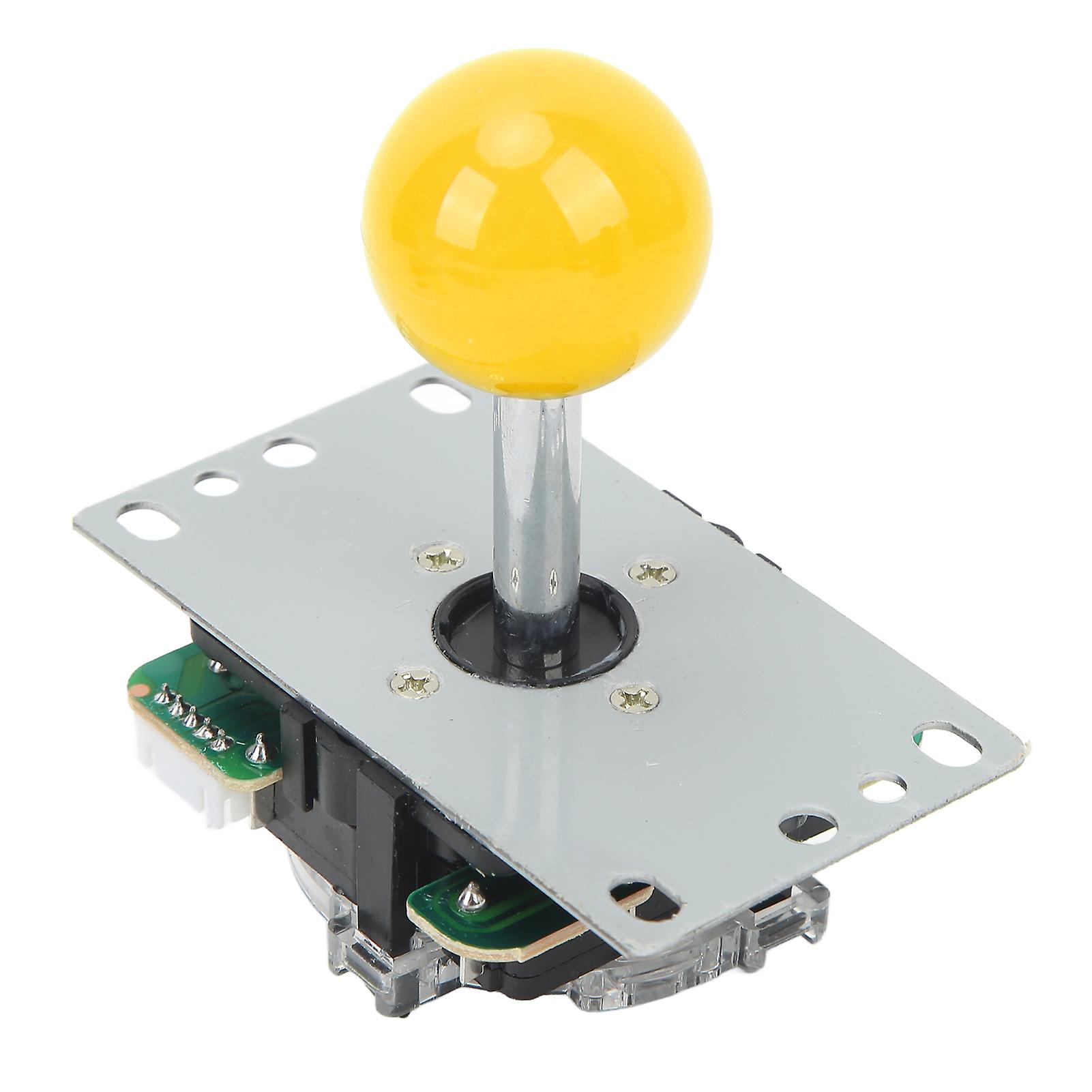 Yellow Arcade Game Joystick with Control Chip for DIY USB Controller ...