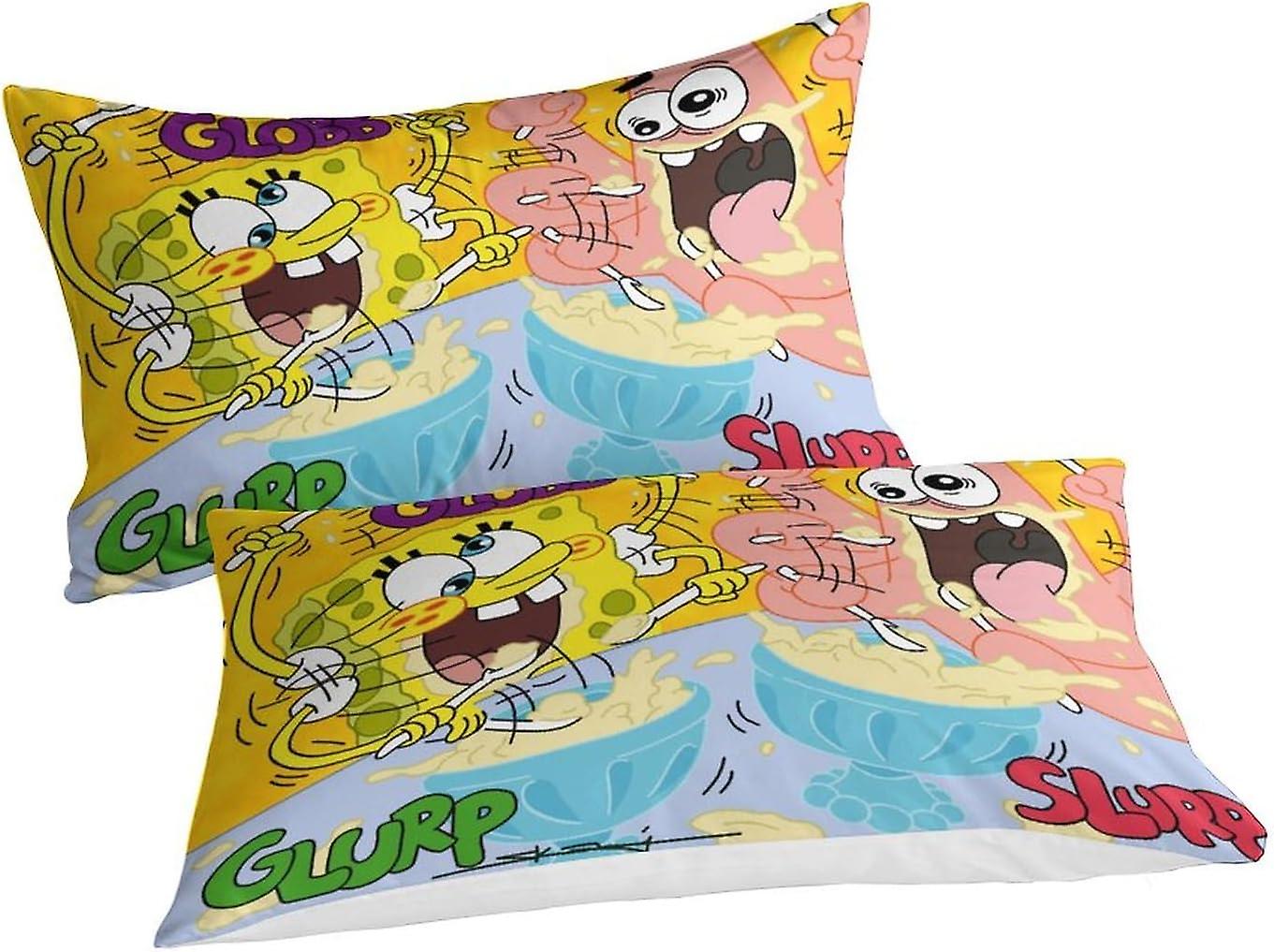 HOUKIG Spongebob 3D Print Anime Characters Quilt Cover Duvet Cover ...