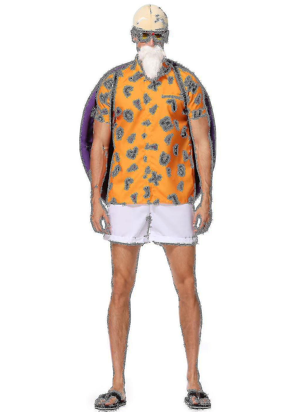 Halloween Costume Japanese Cartoon Dragon Ball Wukong Master Roshi Bick ...