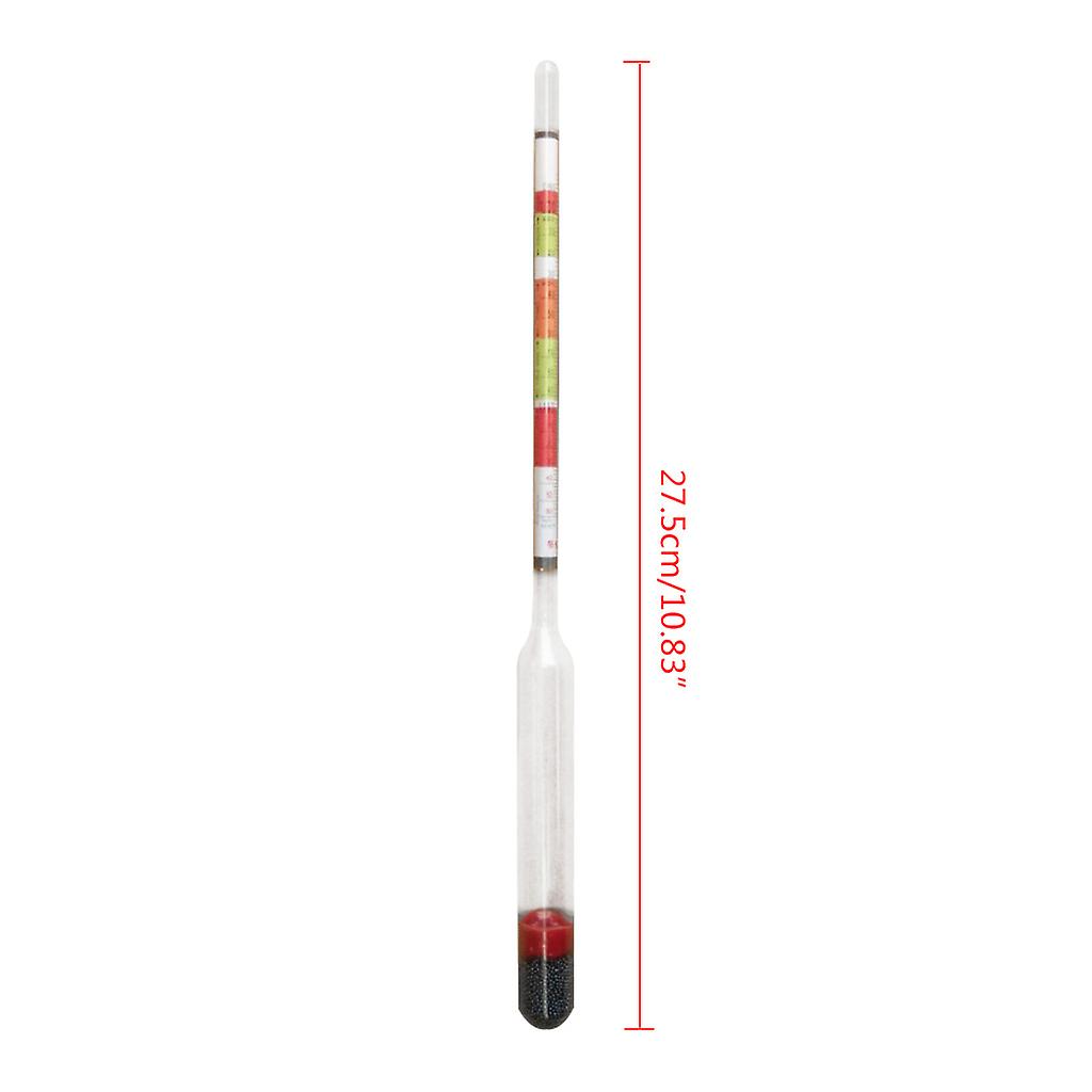 Hydrometer Alcohol Brewing Tool Triple Scale Hydrometer for Making Beer ...
