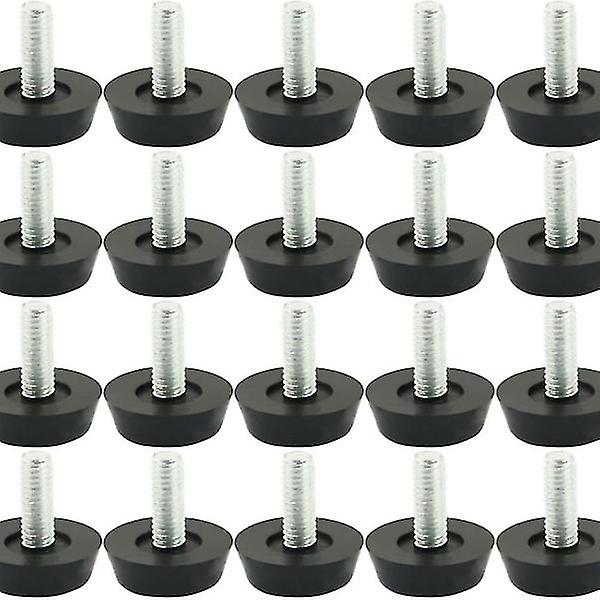 Adjustable foot for furniture adjustment feet M6 screw feet black ...