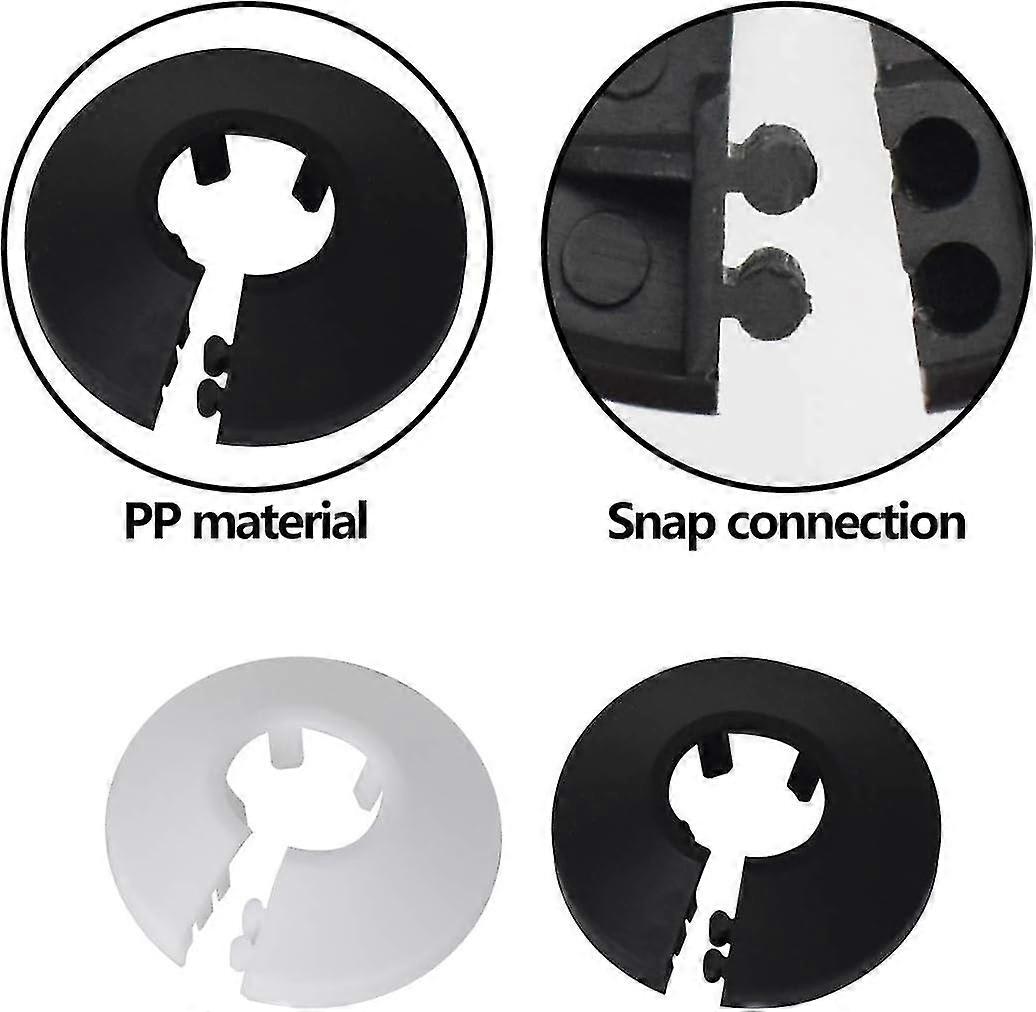 Plastic Radiator Rosettes, Tianher 30 Pieces Radiator Rosette Pipe ...