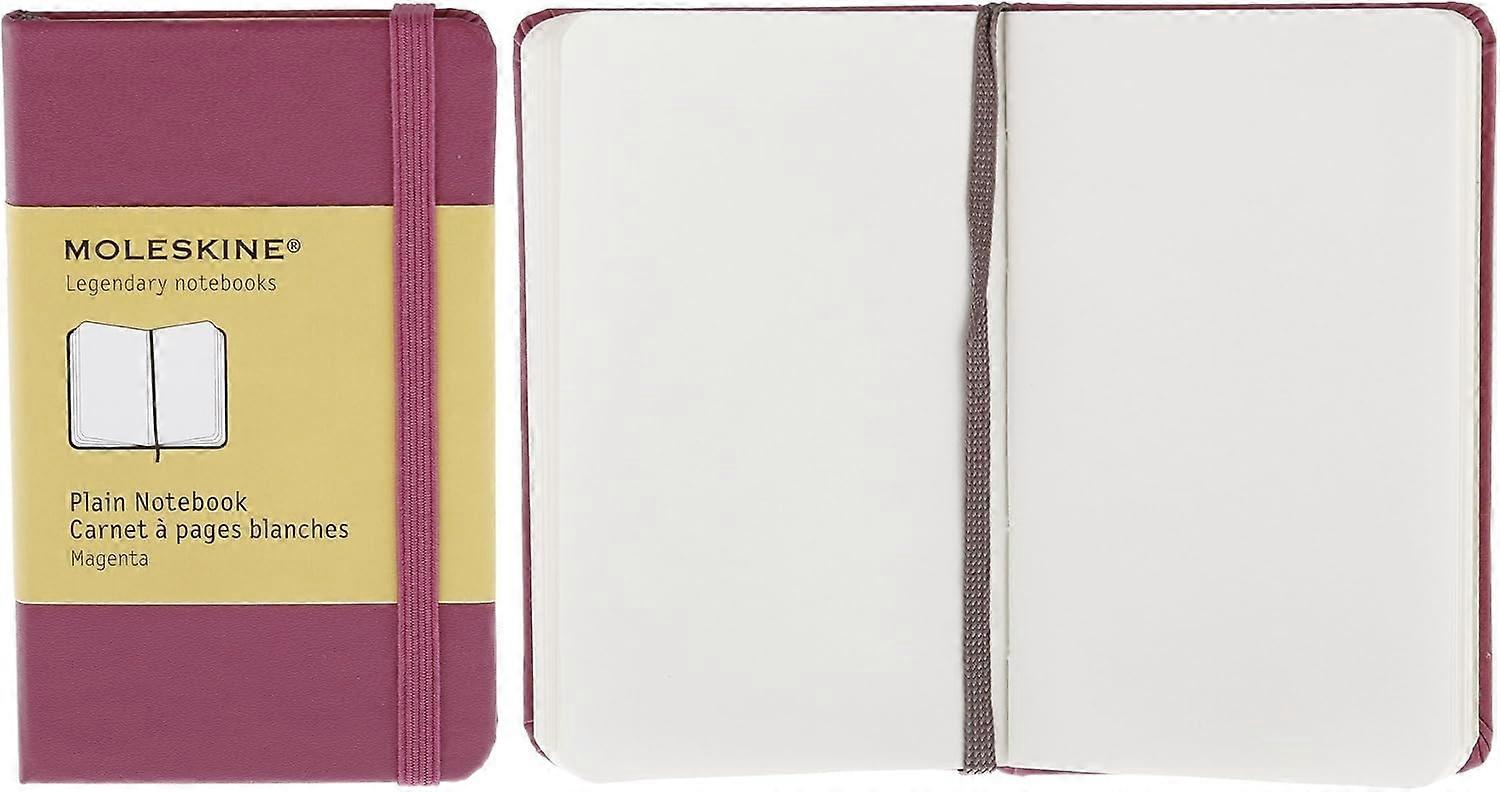 Moleskine Extra Small Dark Pink Plain Notebook Hard | Fruugo UK