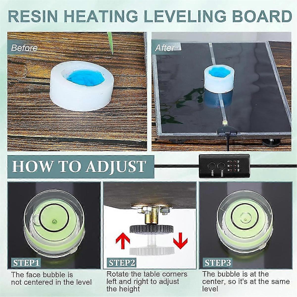 Resin Heating Leveling Board for Epoxy Resin Set 16.5in X 11in ...