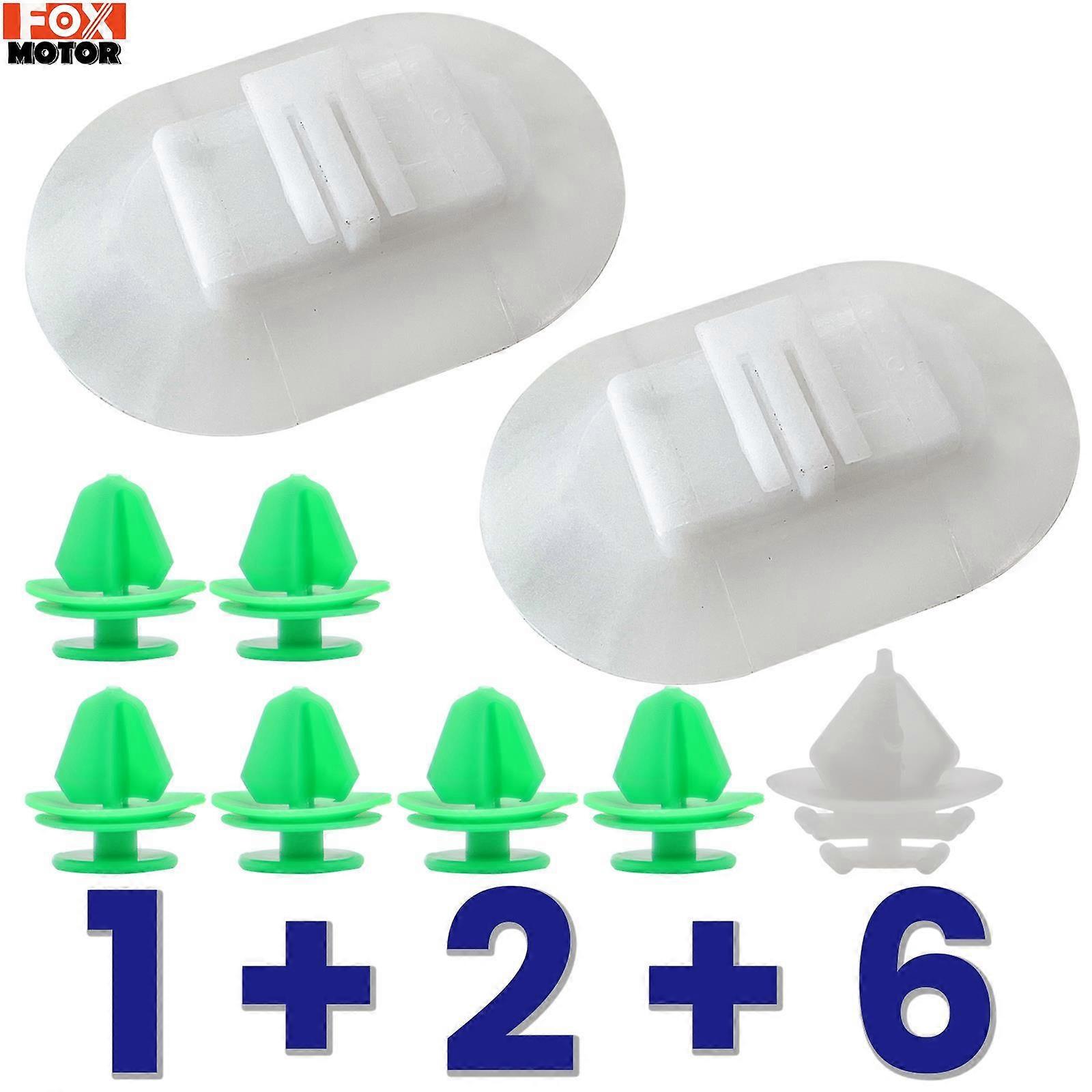 9 PCS For Citroen Ds3 Side Skirt Fixing Clips Trim Panel Retainers ...