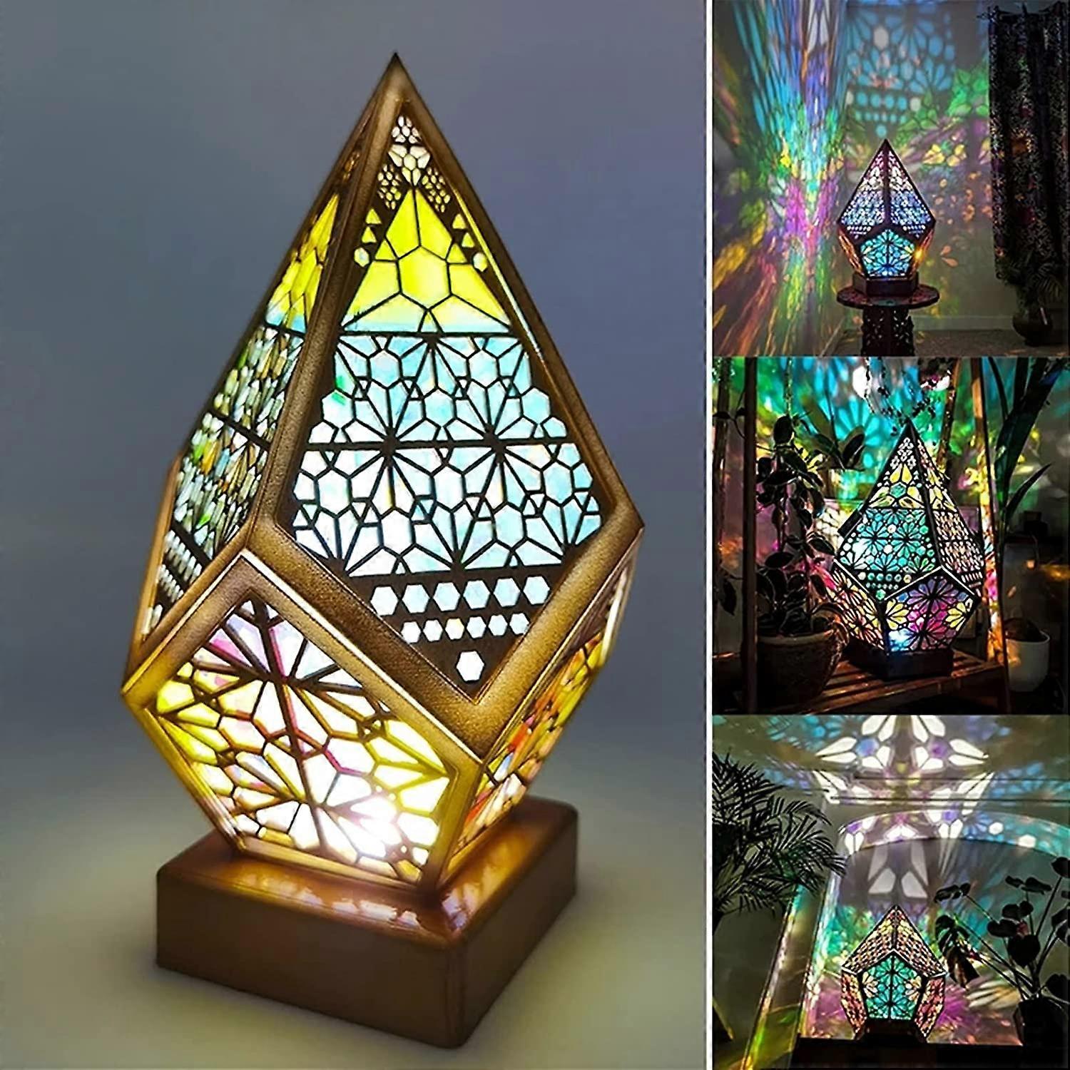 Large Polar Star Floor Lamp,Bohemian Decorative Floor Lamp,LED Colorful ...