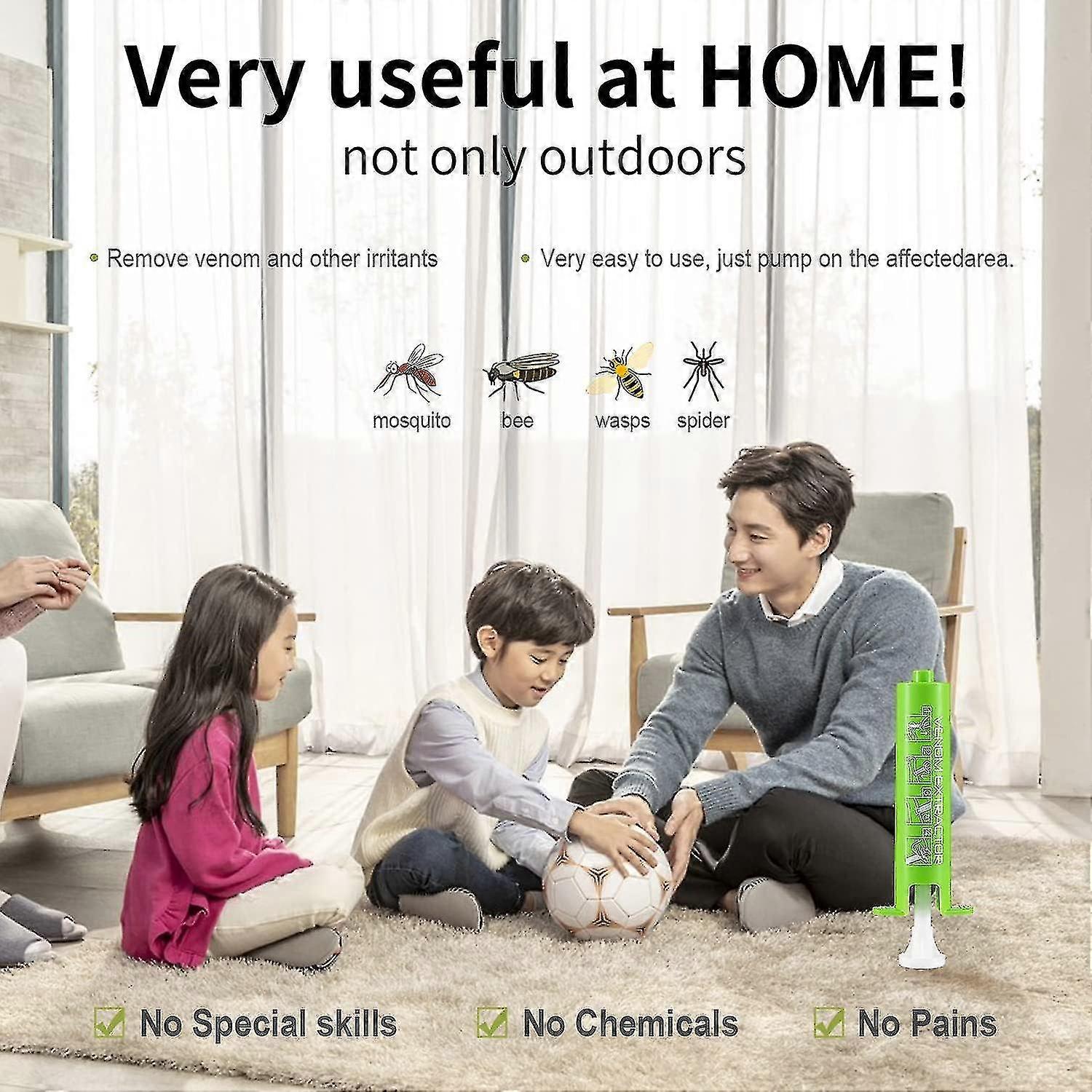 Bites Relief Suction Tool, Vacuum Venom Extractor For Mosquito Bee ...