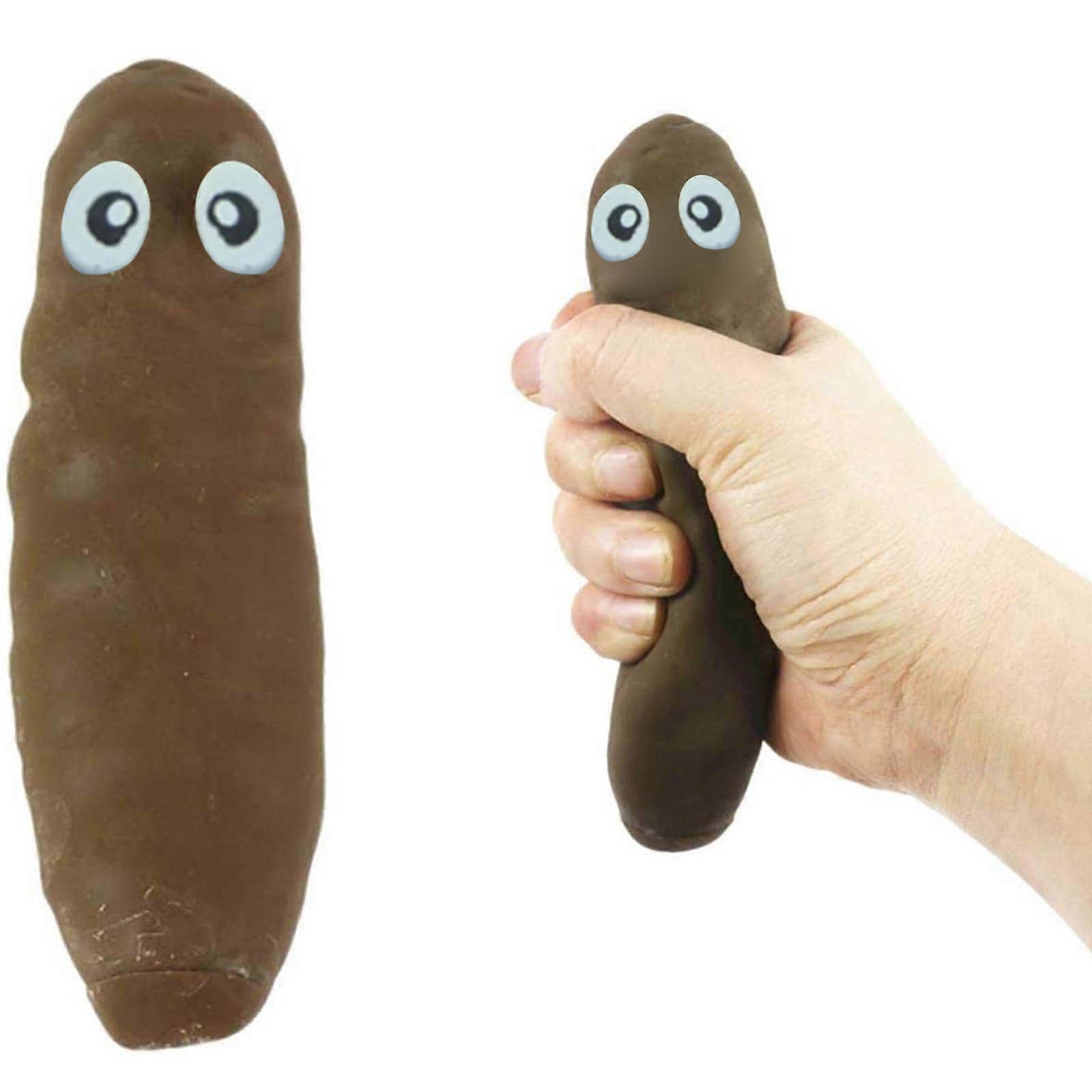 2PCS Novelty Turd Stretchy Poo Stress Relief Hand Toy Prank Poop Toy ...