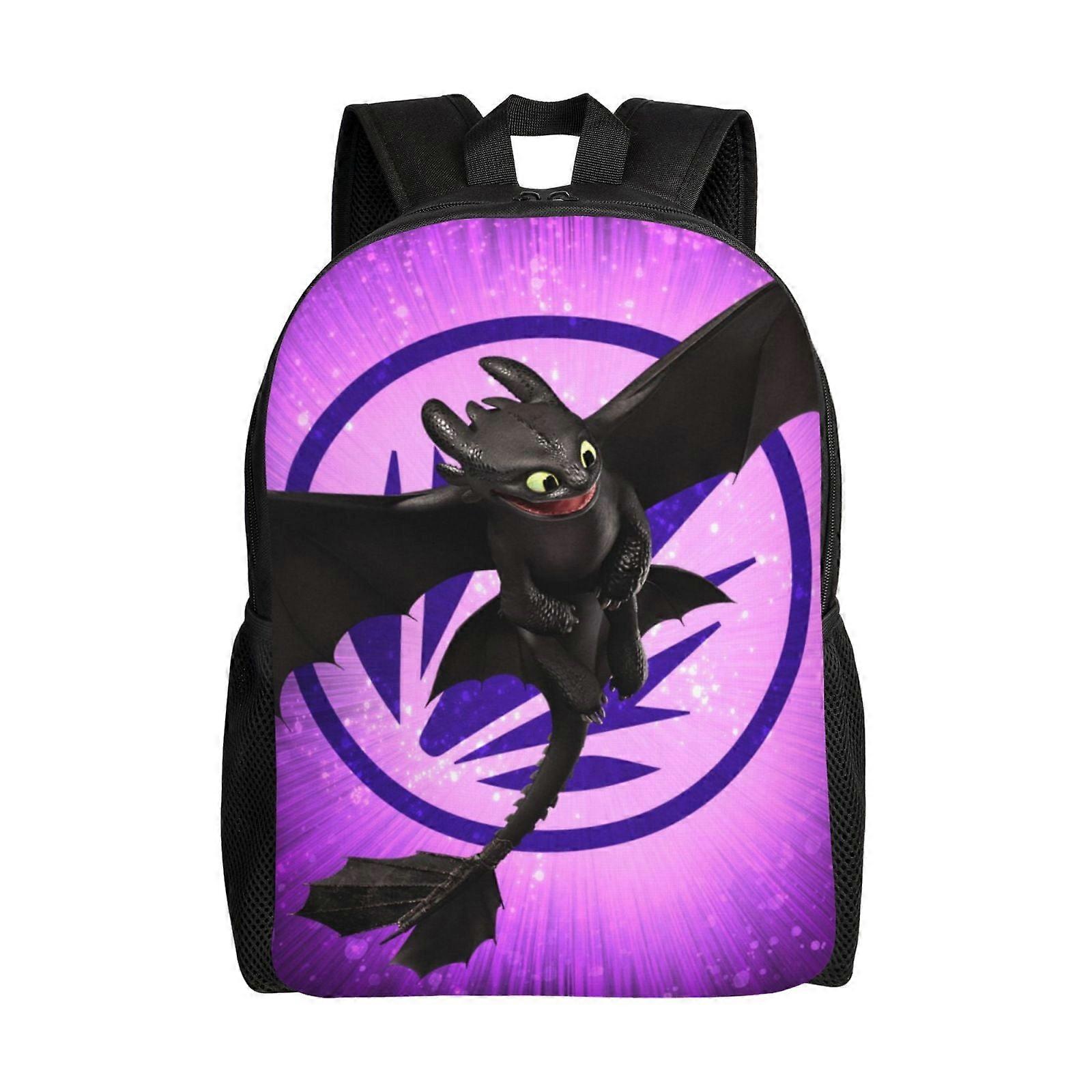 Kids How To Train Your Dragon Toothless Backpack Water Resistant ...