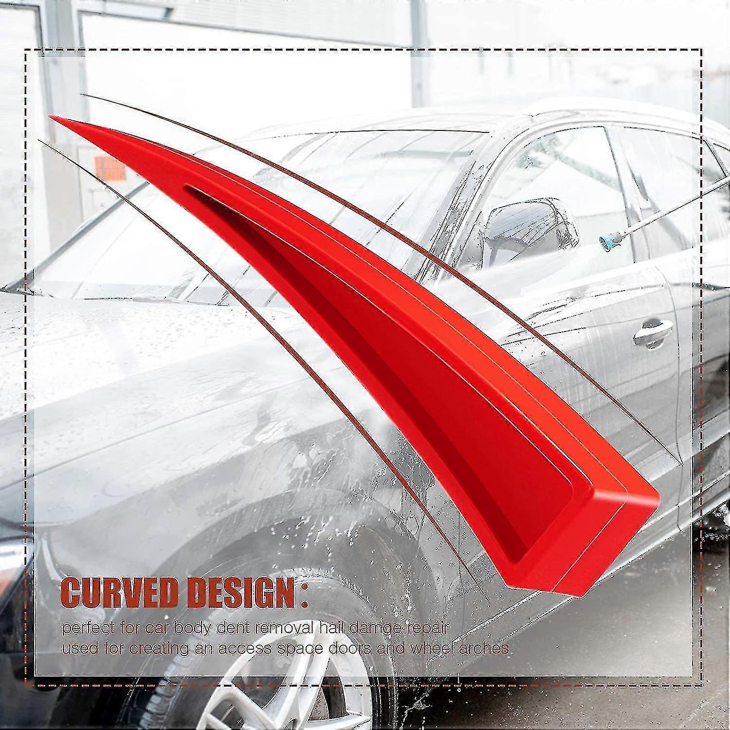 4 Pieces Window Curved Wedge Paintless Dent Repair Tools Plastic Car ...