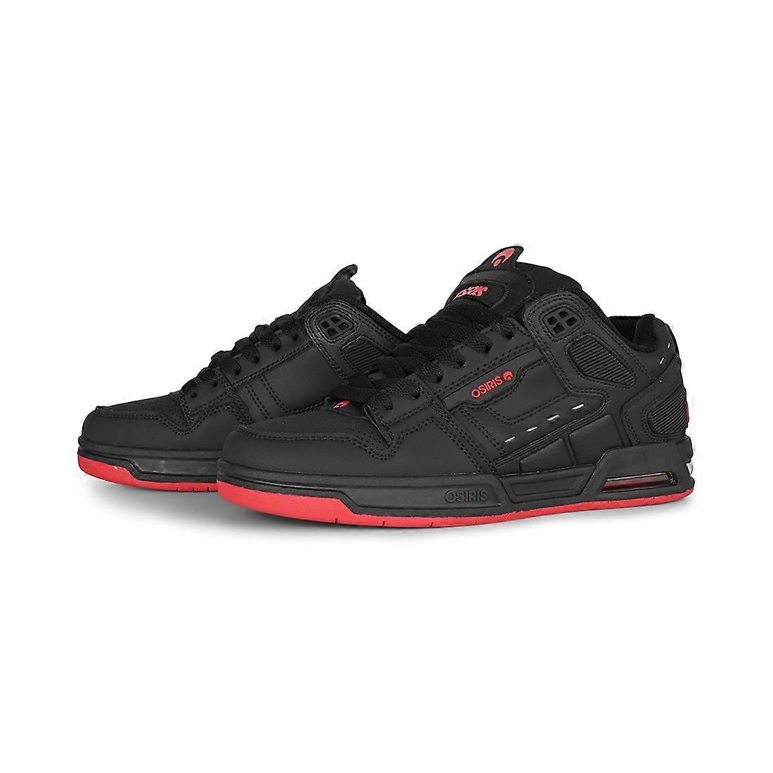 Osiris Peril Skate Shoes - Black/Red | Fruugo UK