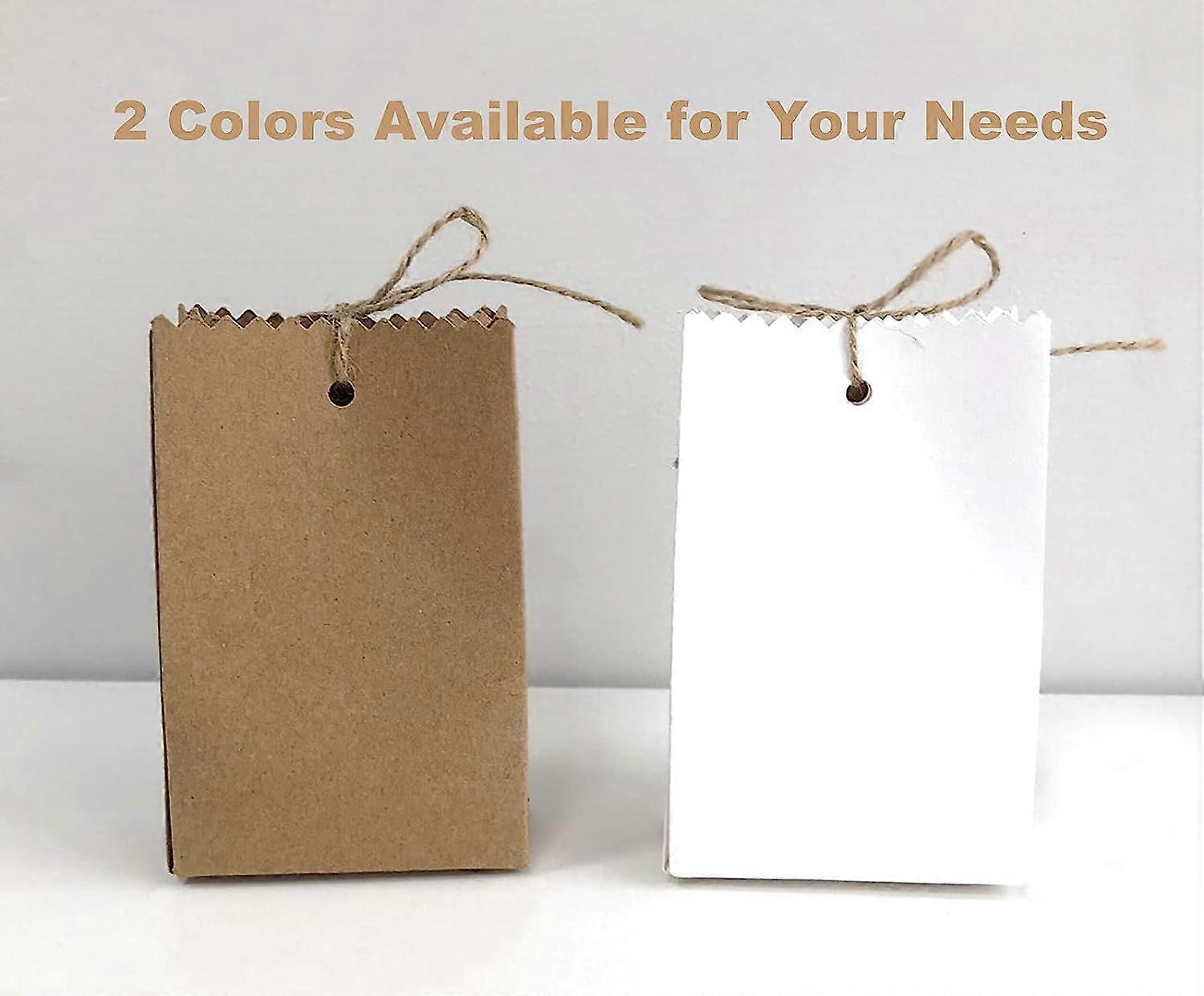 50PCS Kraft Paper Candy Boxes, Sweet Wedding Favour Boxes, DIY Party ...