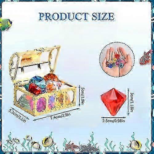 30 Pieces Big Size Kids Diamond Toy Acrylic Gem Set Acrylic Diamond ...