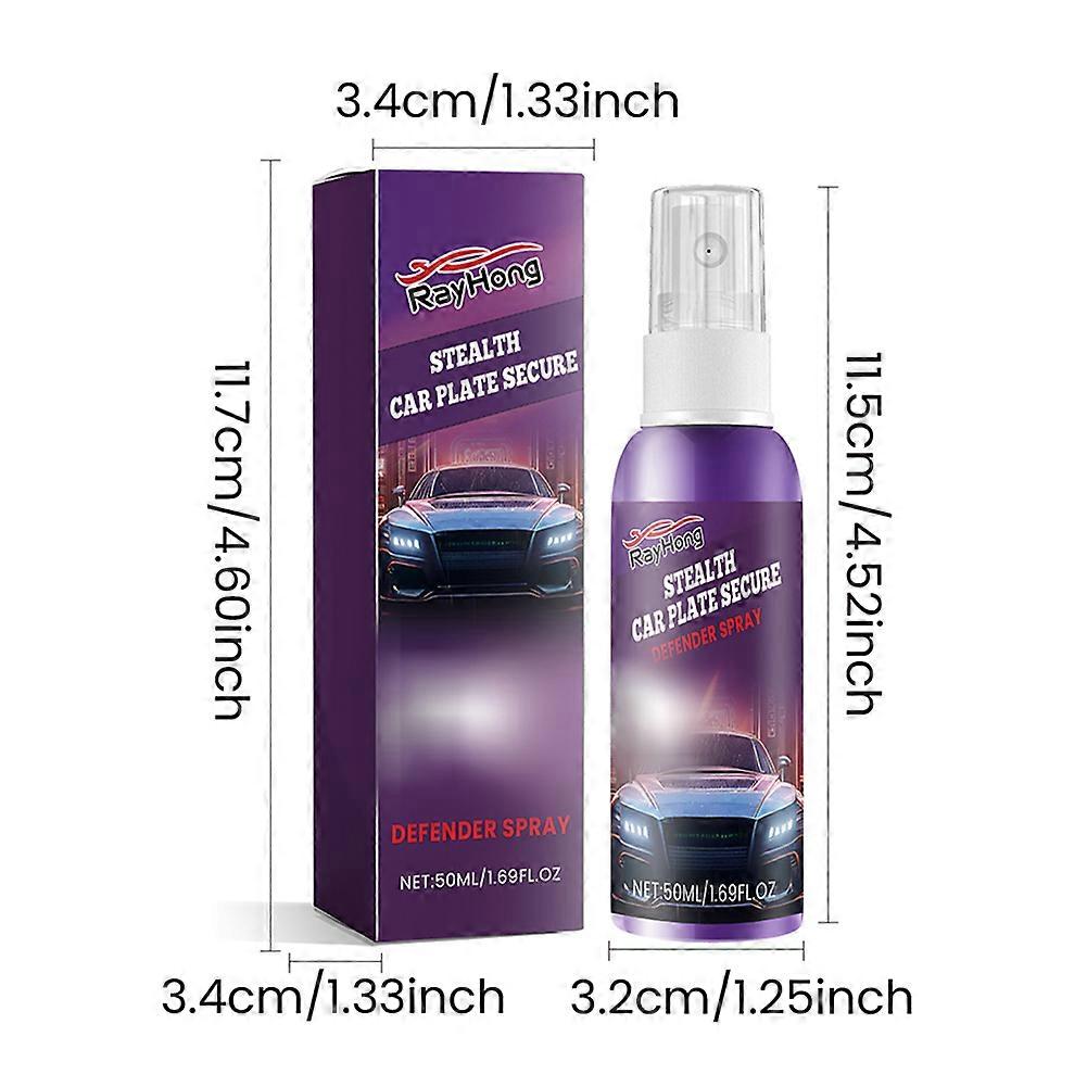 Auto-Shield Spray for Invisibles License Plate Gentle Defense License ...