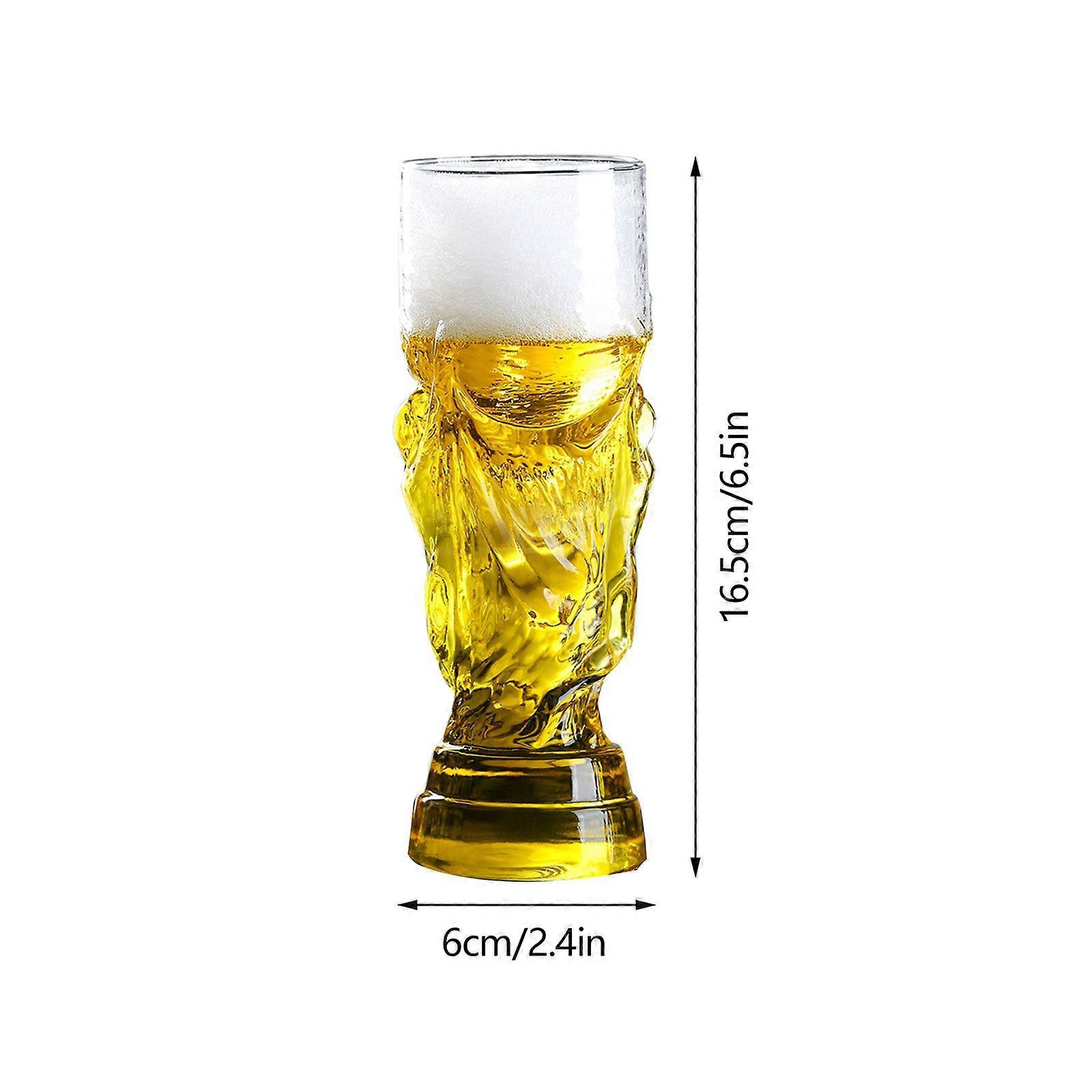 (Powerful Cup 350ml) Football Glass Beer Mug World Cup Personalized Beer Mug Juice Mug | Fruugo UK