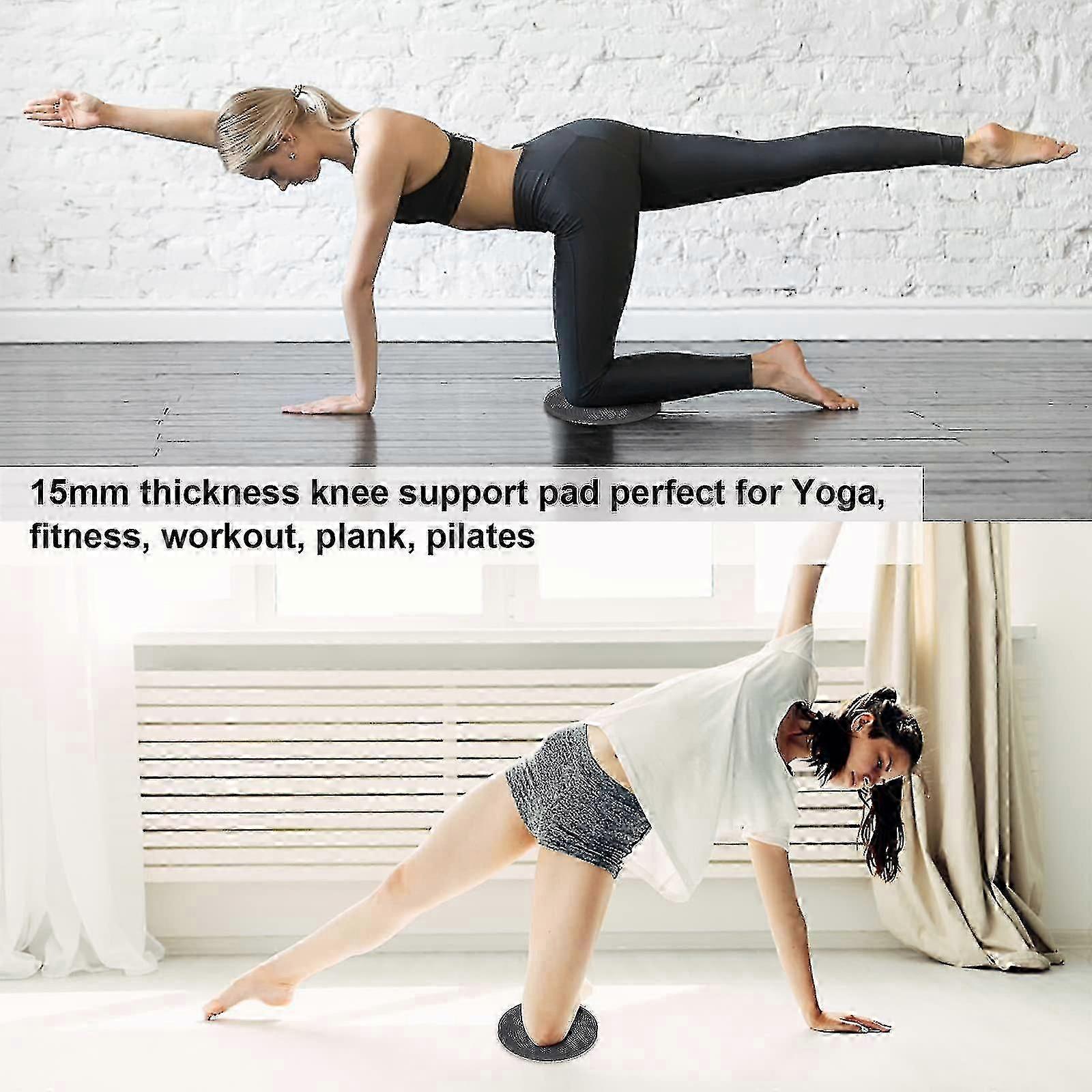 Yoga Knee Pads Cushion, Non Slip Yoga Mat For Women, Eco Workout Knee ...