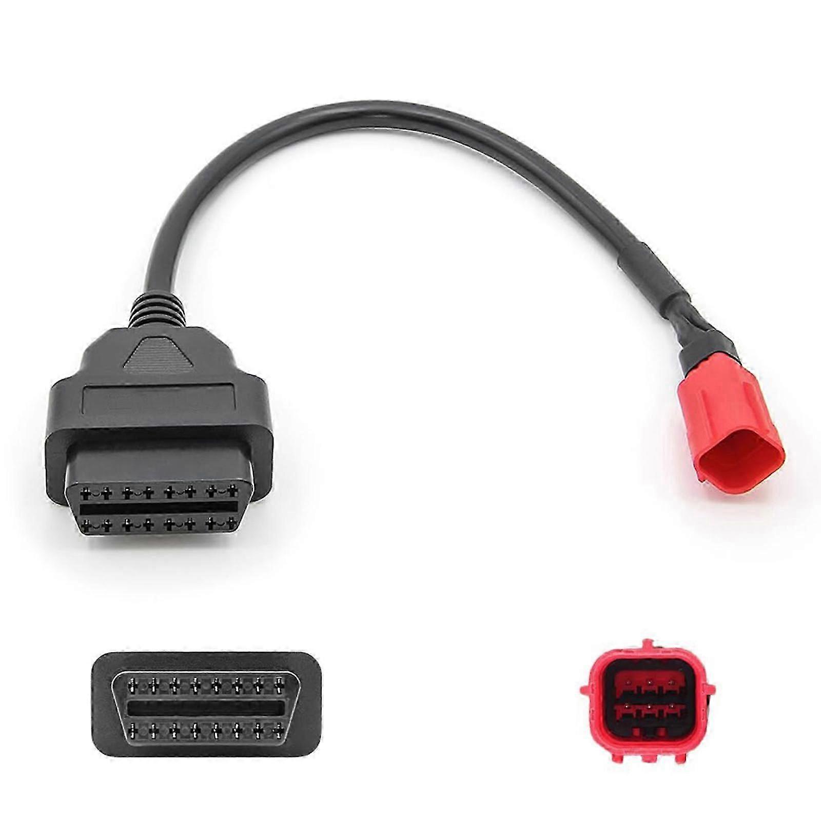 6pin - 16pin OBD2 Diagnose Adapter Hondas Suzuki Yamahas Ducati Vespa ...