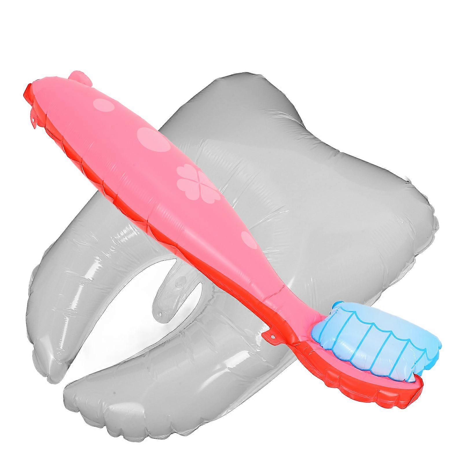 2pcs White Tooth Balloons For Baby Shower Teeth Theme Party Decorations ...