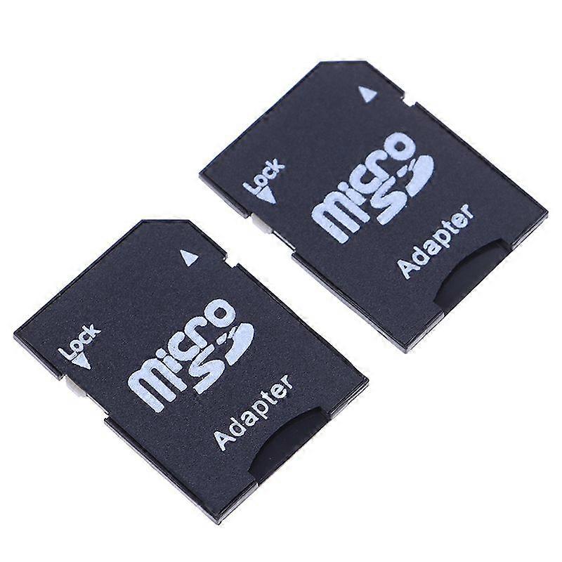 10Pcs Microsd Mini TF Card Reader Micro SD to SD Memory Card Adapter ...