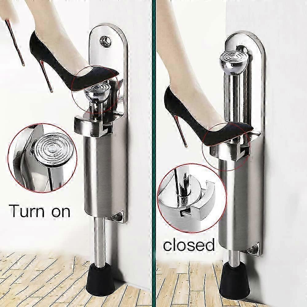 Lever Door Stop Retainer Spring Loaded Door Stopper Metal Door Stop ...