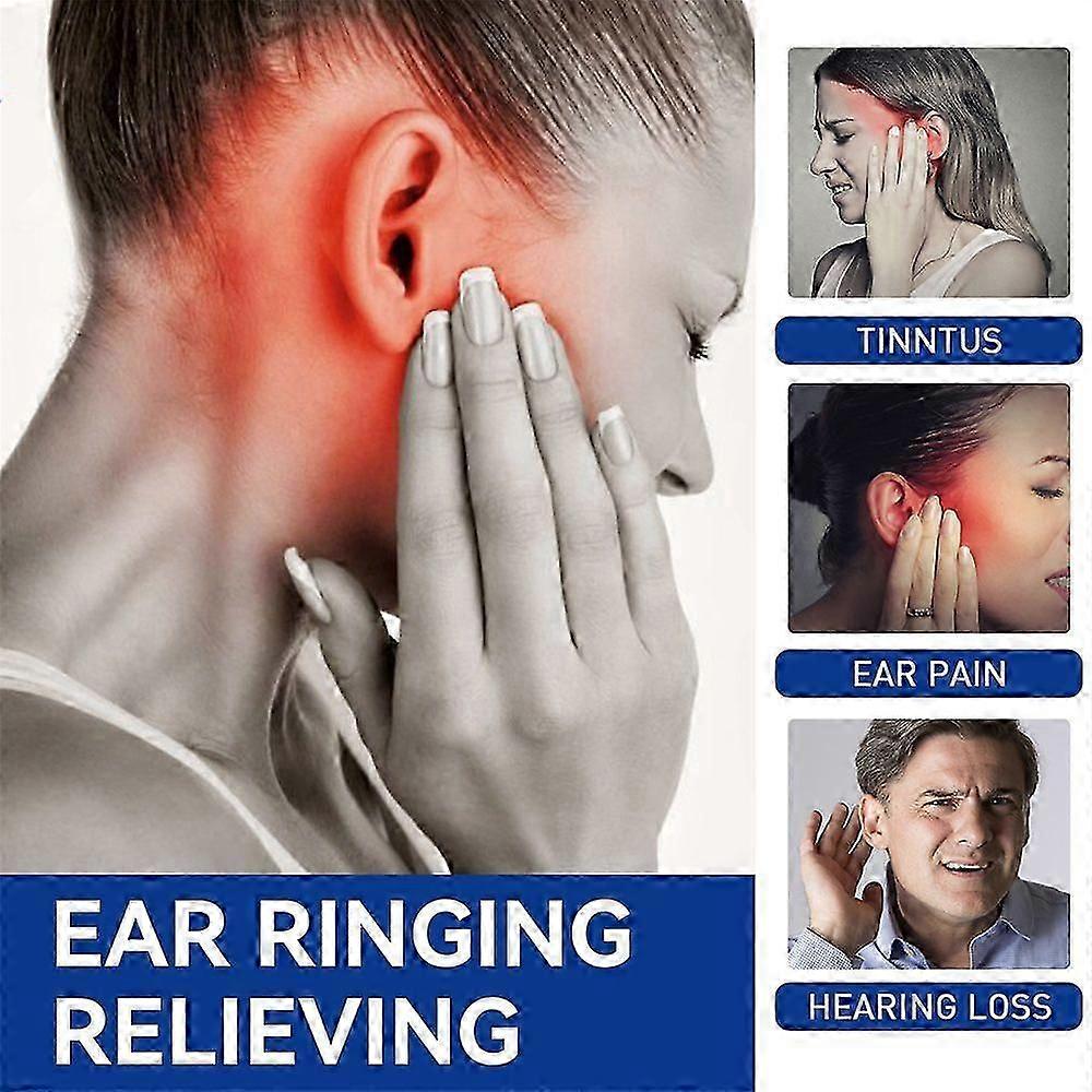 60ml Tinnitus Relief Spray Clean Ear Canal Blockage Improve Listening ...
