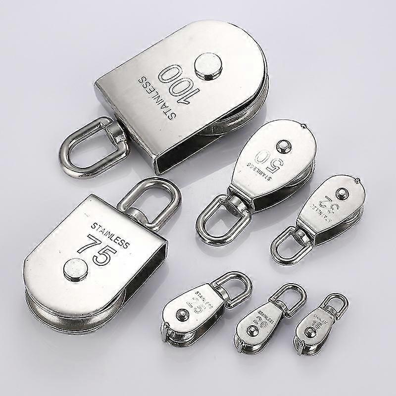 304 Stainless Steel Lifting Wheel Ring Single Wheel Double Wheel Fixed ...