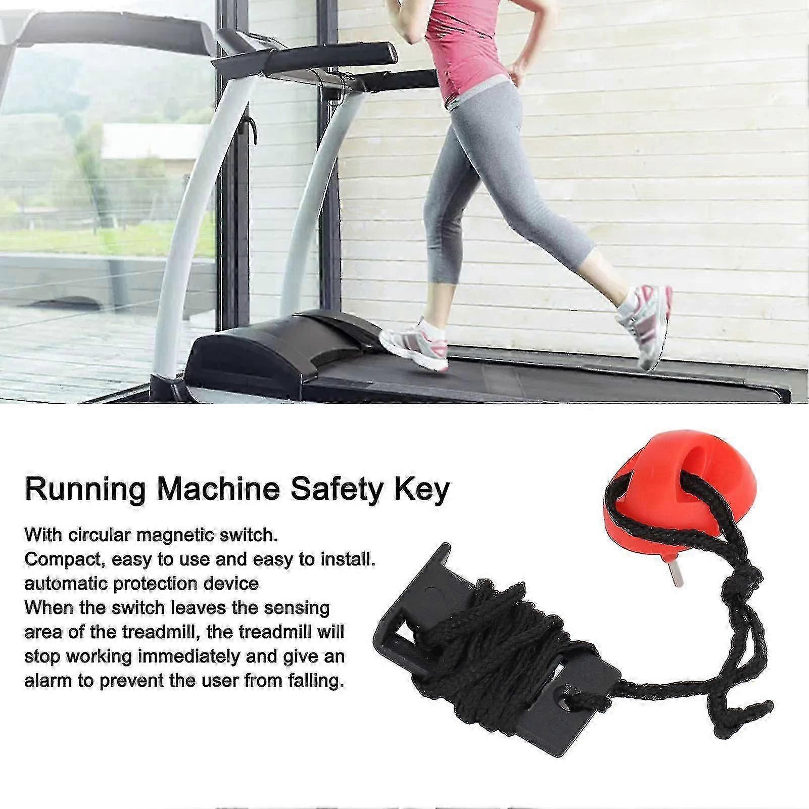 2Pcs Emergency Stop Safety Key with Magnetic Lock for Treadmill ...