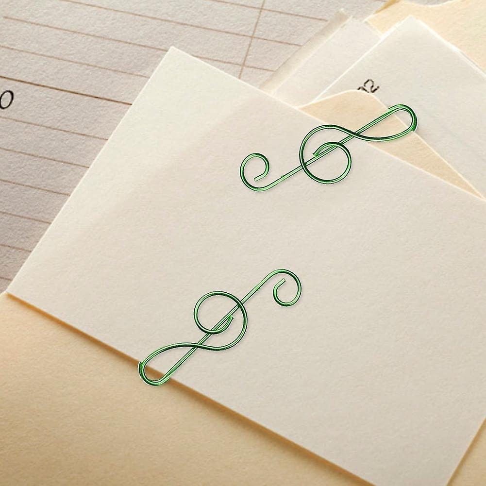 100 Pack Music Paper Clips, Music Paper Clips Metal Paper Clips For ...